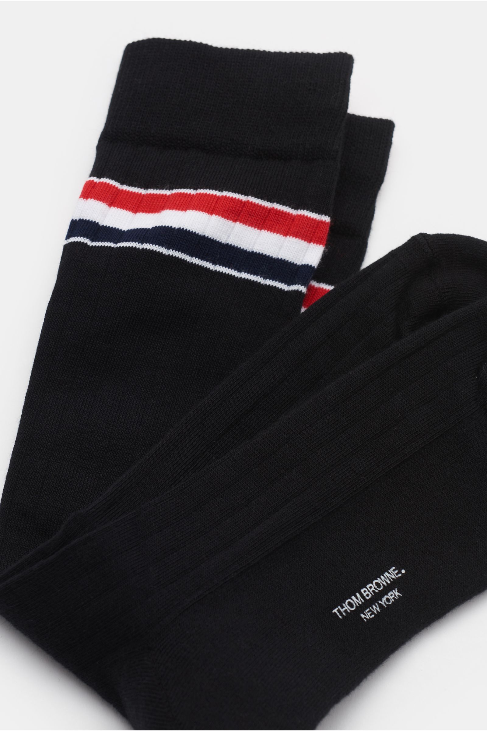 THOM BROWNE Strumpf schwarz | BRAUN Hamburg