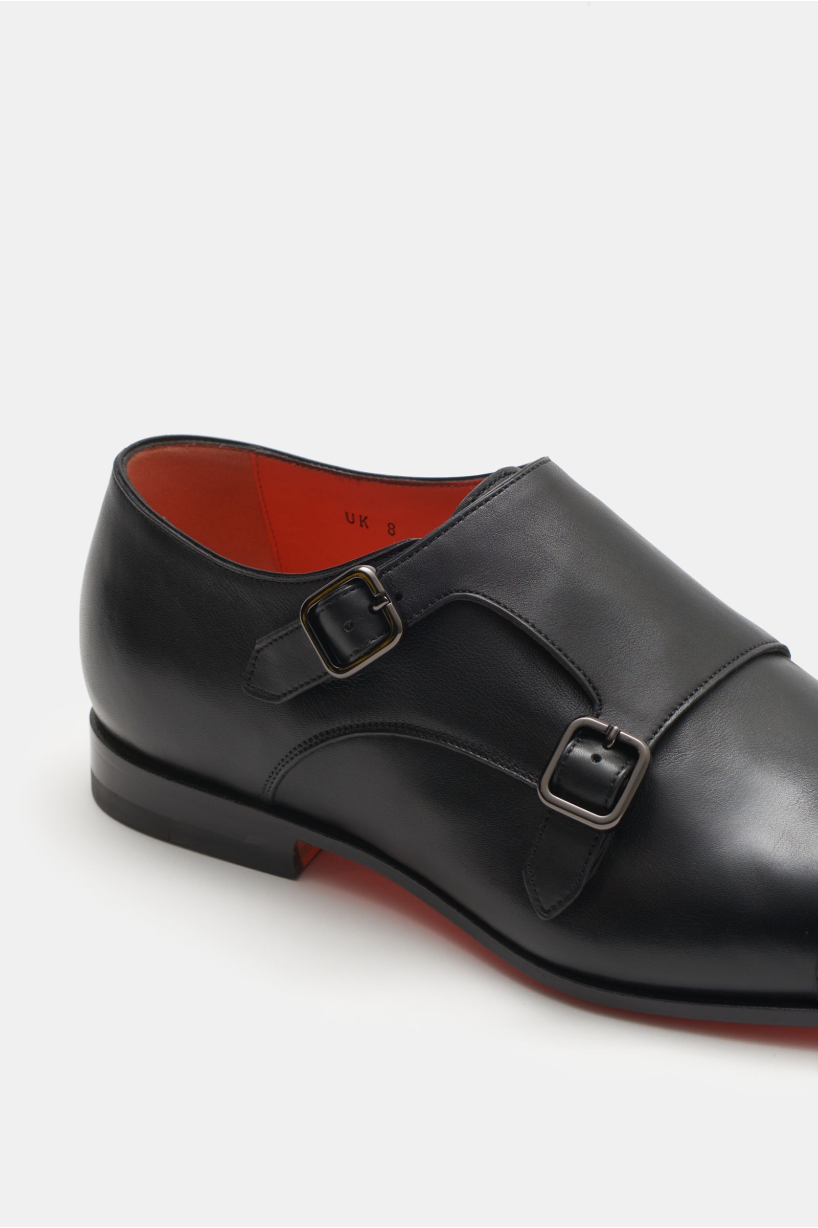 SANTONI double monk shoes black | BRAUN Hamburg