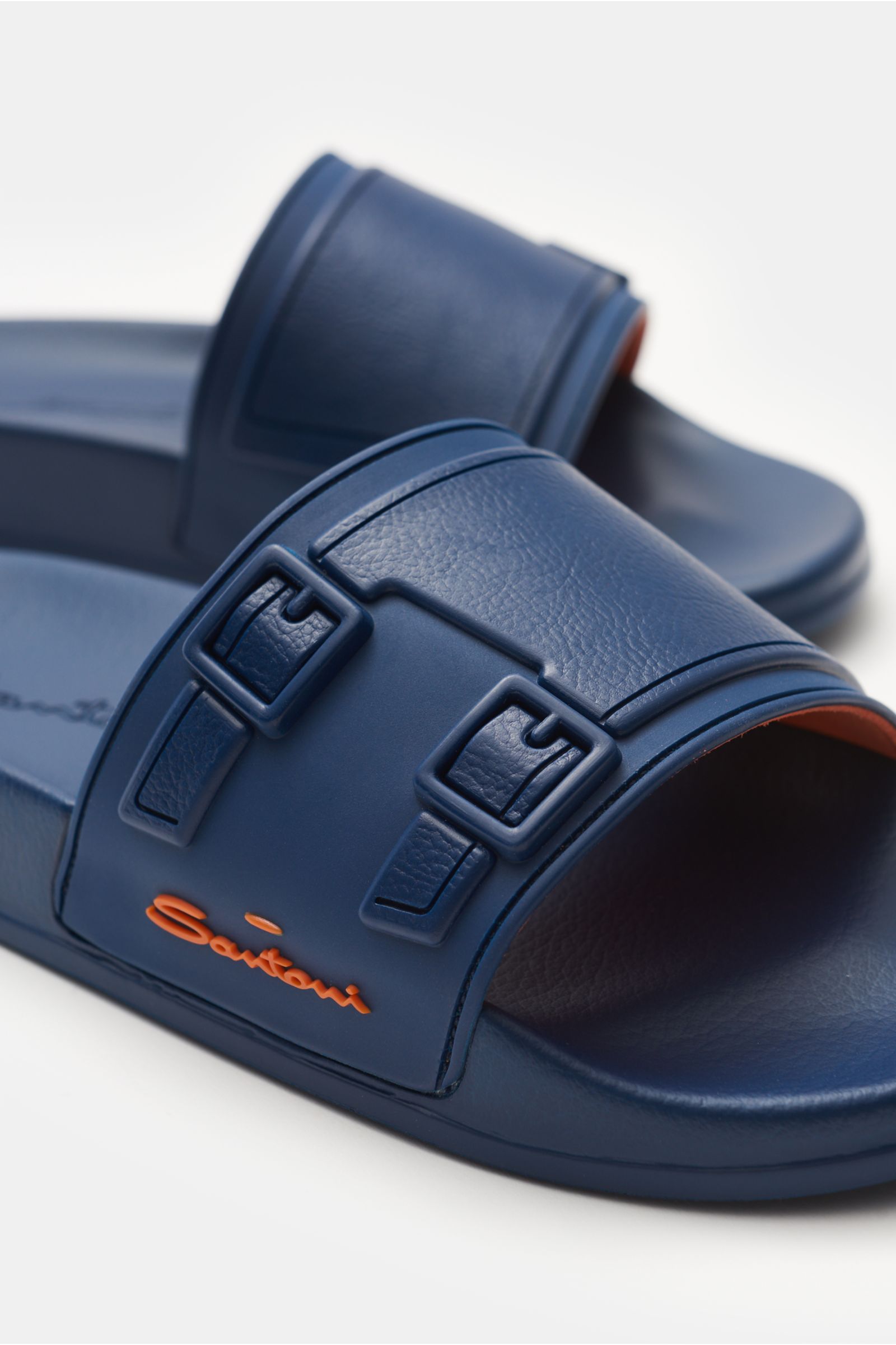 SANTONI slip-on sandals navy | BRAUN Hamburg