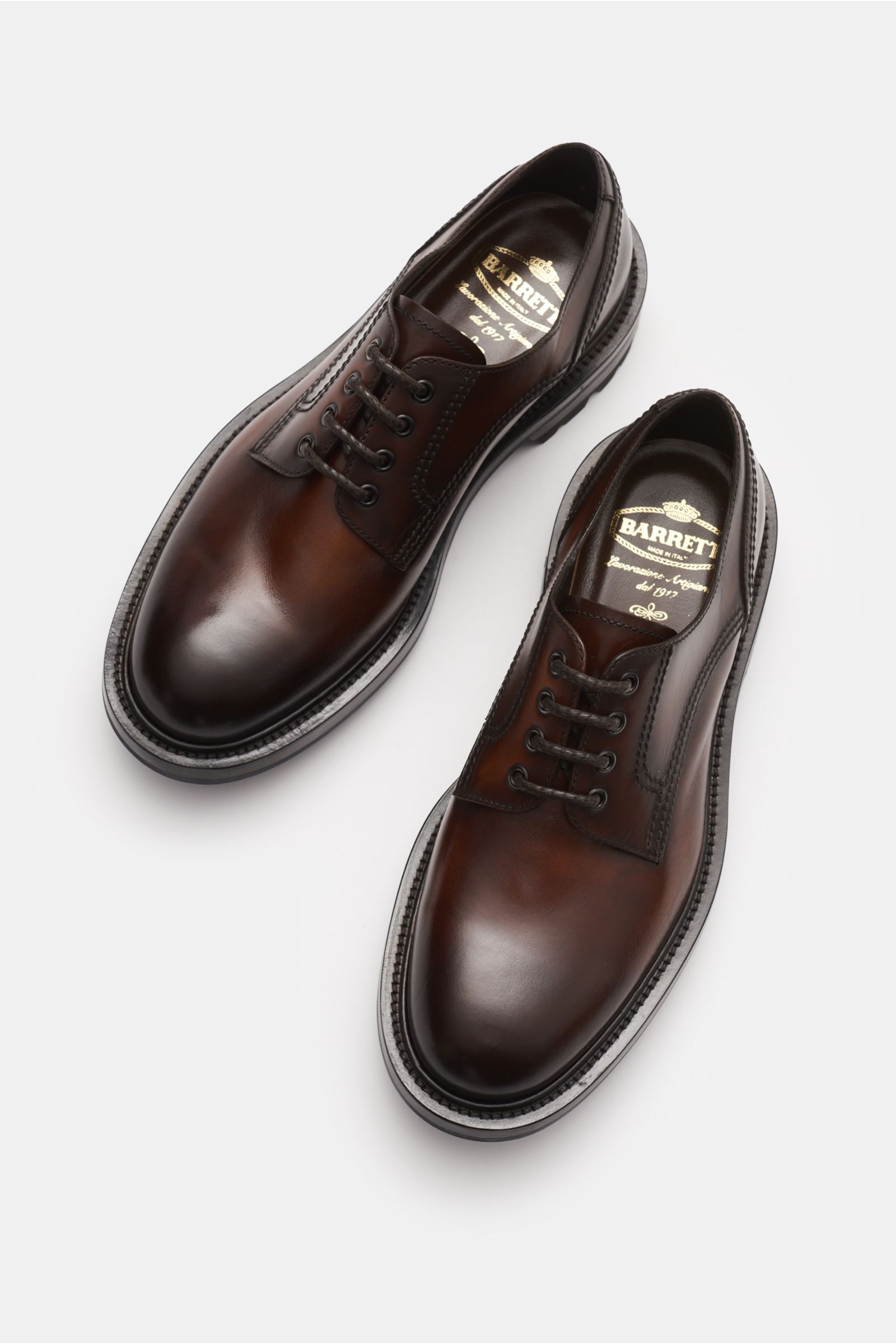 BARRETT Derby shoes brown | BRAUN Hamburg