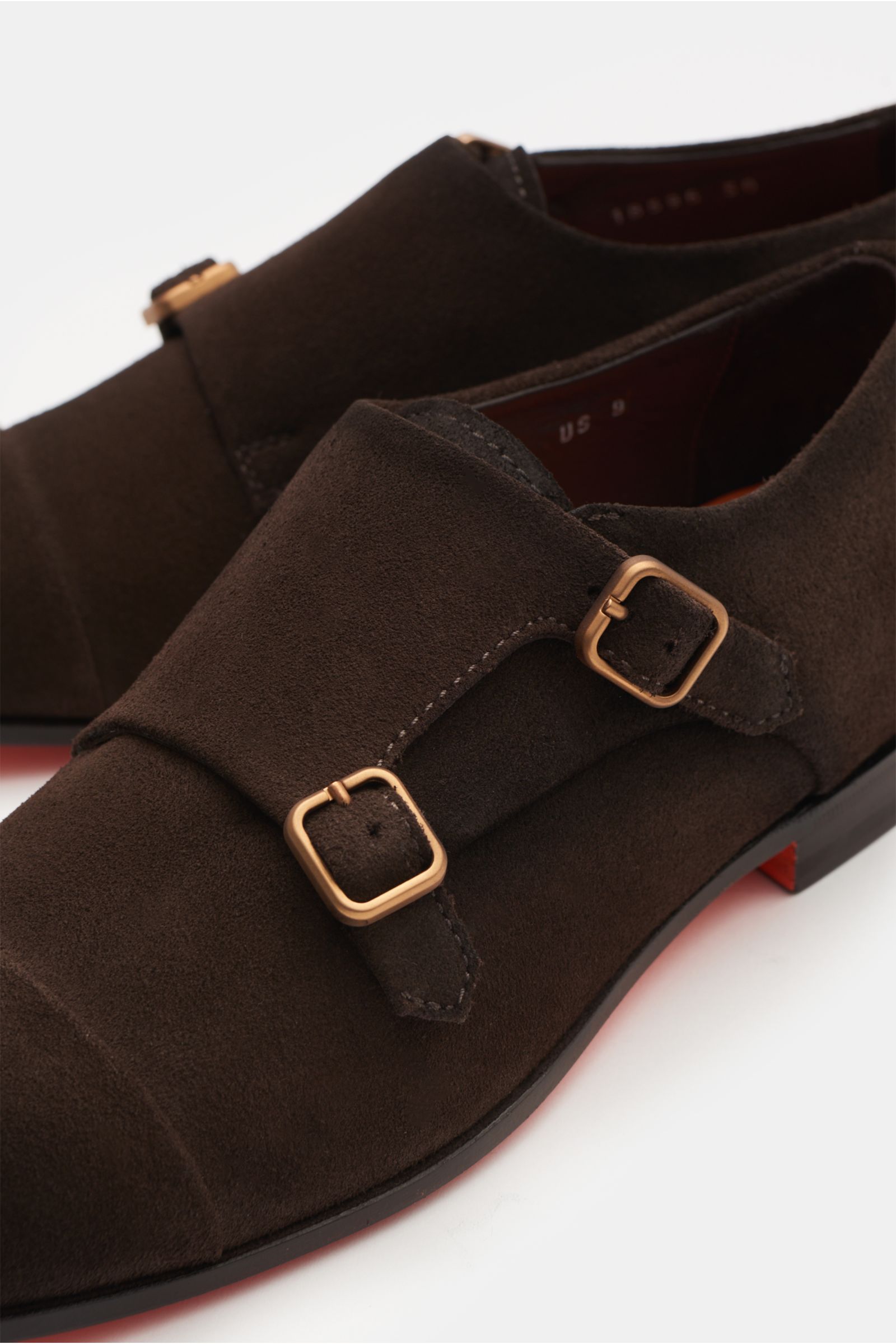 SANTONI Doppelmonk dunkelbraun | BRAUN Hamburg