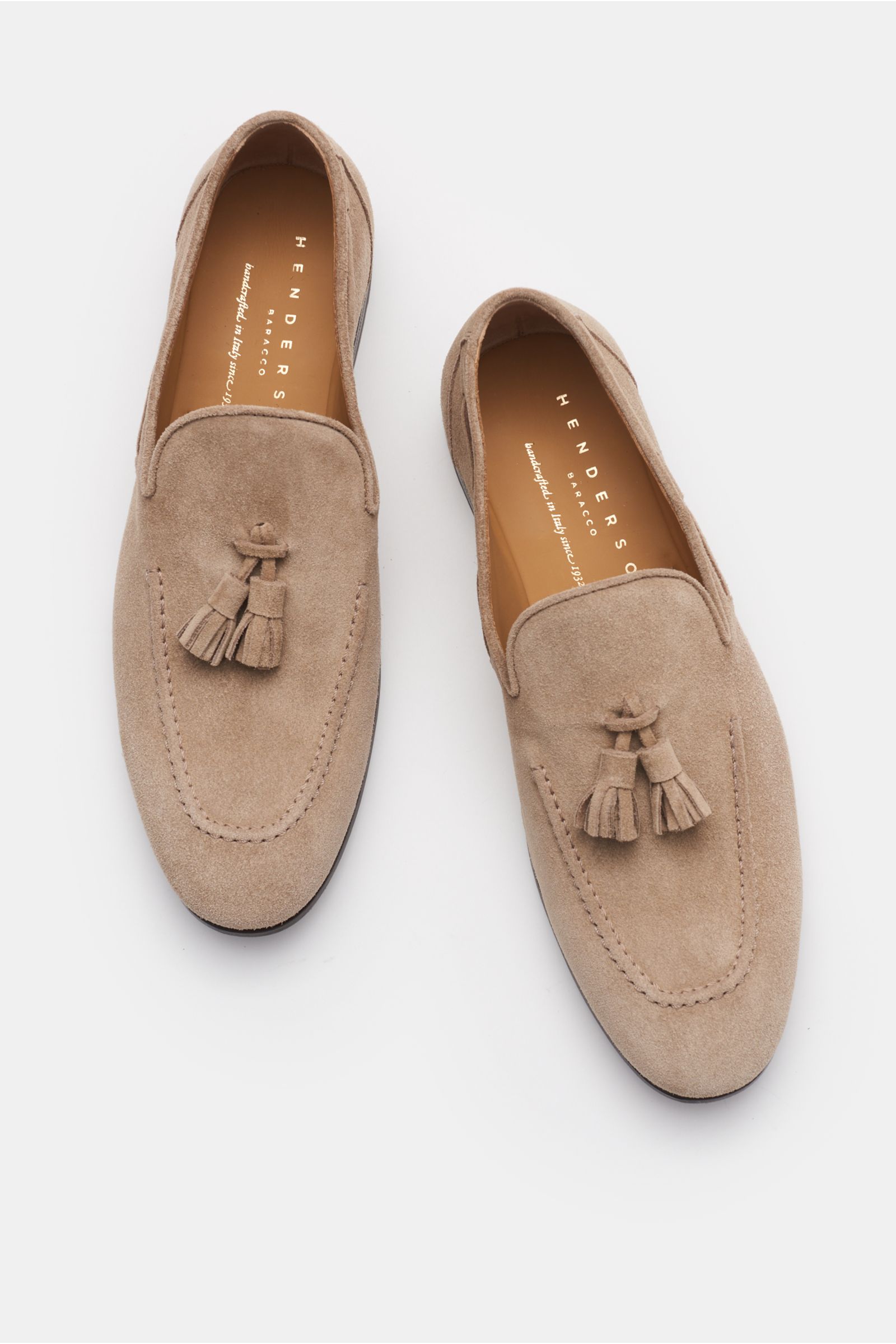 HENDERSON tassel loafers beige | BRAUN Hamburg