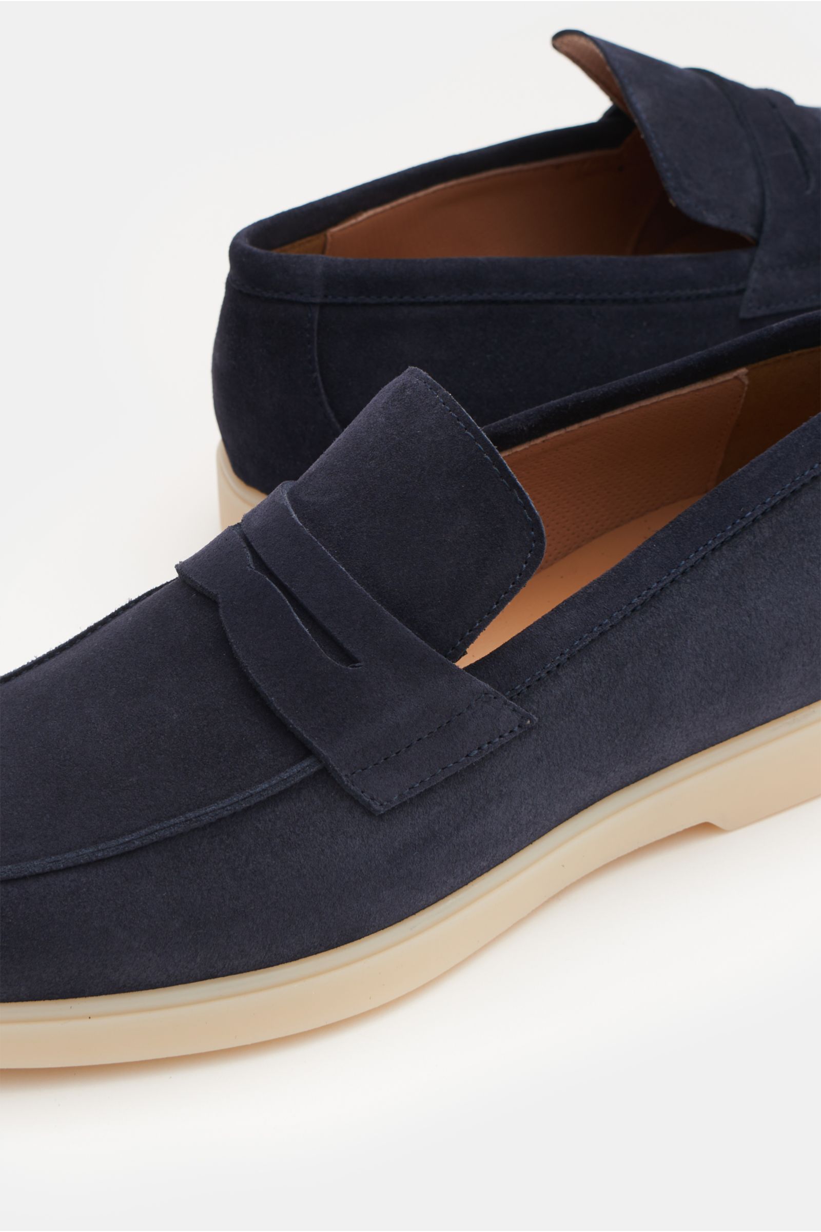 FABIANO RICCI Penny Loafer navy | BRAUN Hamburg