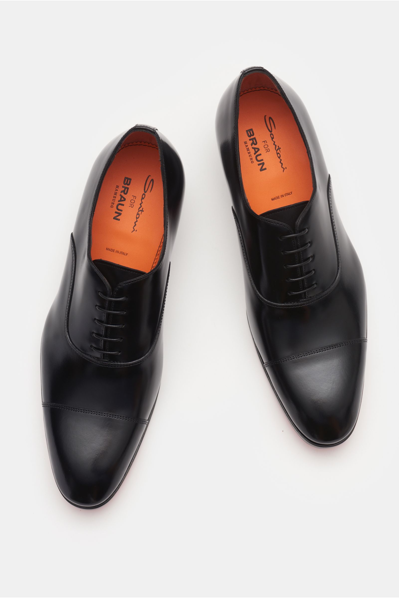 SANTONI Oxford shoes black | BRAUN Hamburg