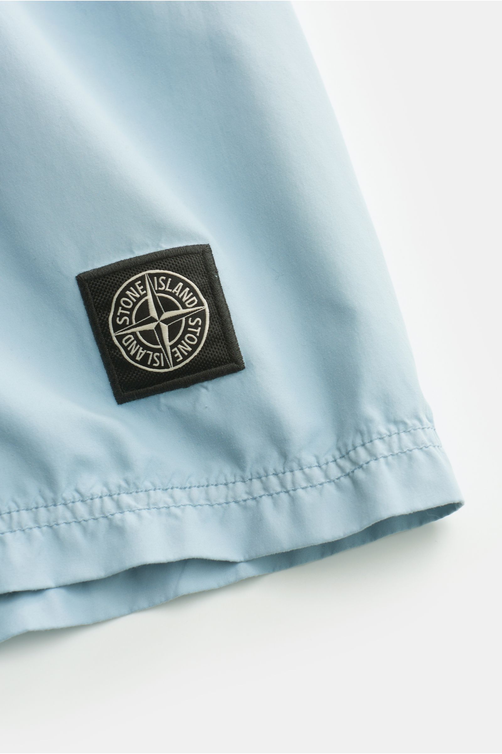STONE ISLAND swim shorts 'Brushed Nylon' light blue | BRAUN Hamburg