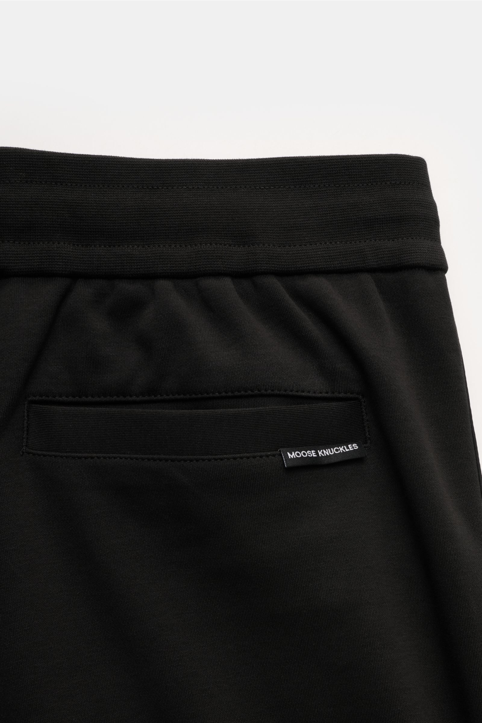MOOSE KNUCKLES jersey shorts 'Dalon' black | BRAUN Hamburg