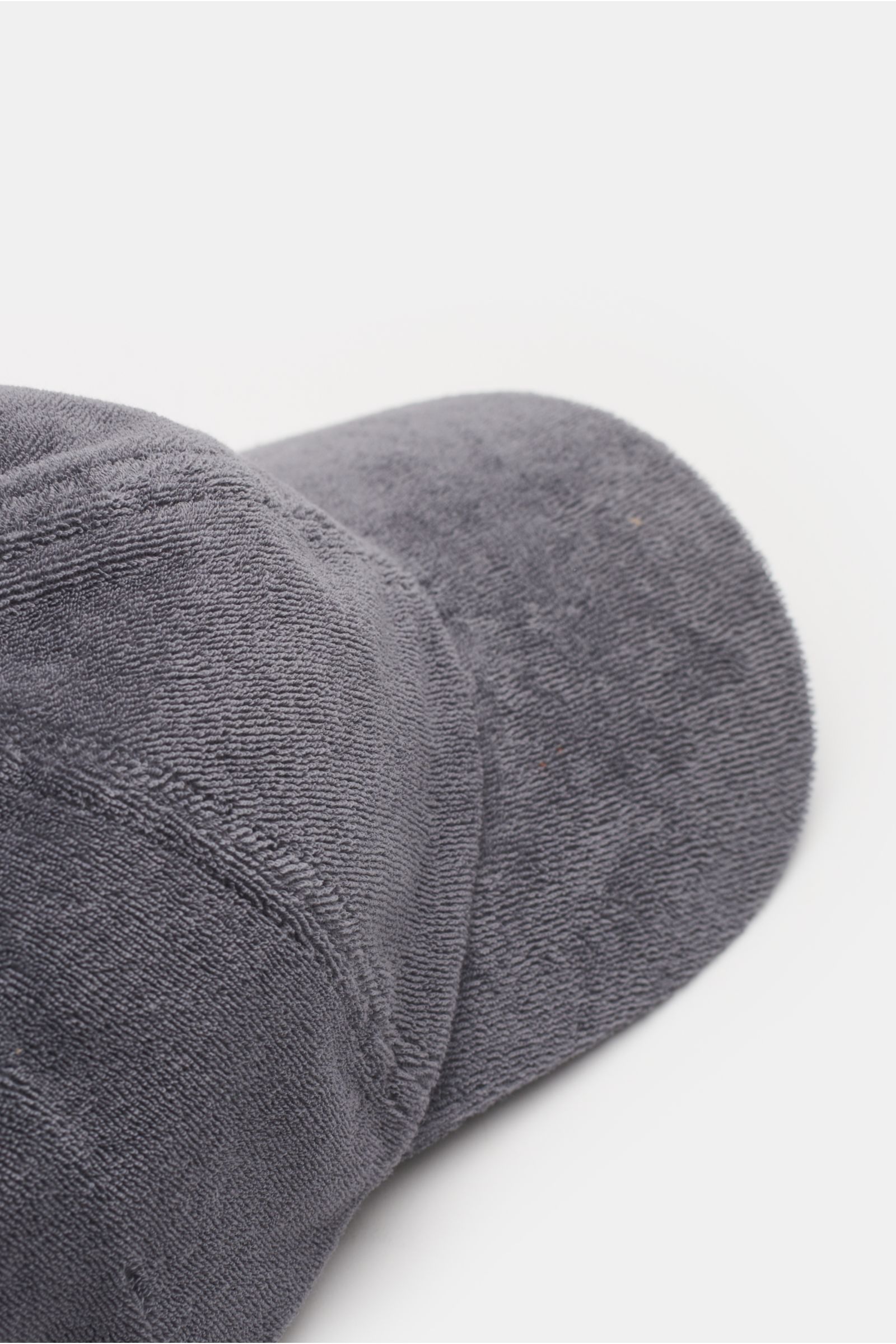 04651/ A TRIP IN A BAG Frottee-Cap 'Terry Cap' grau | BRAUN Hamburg