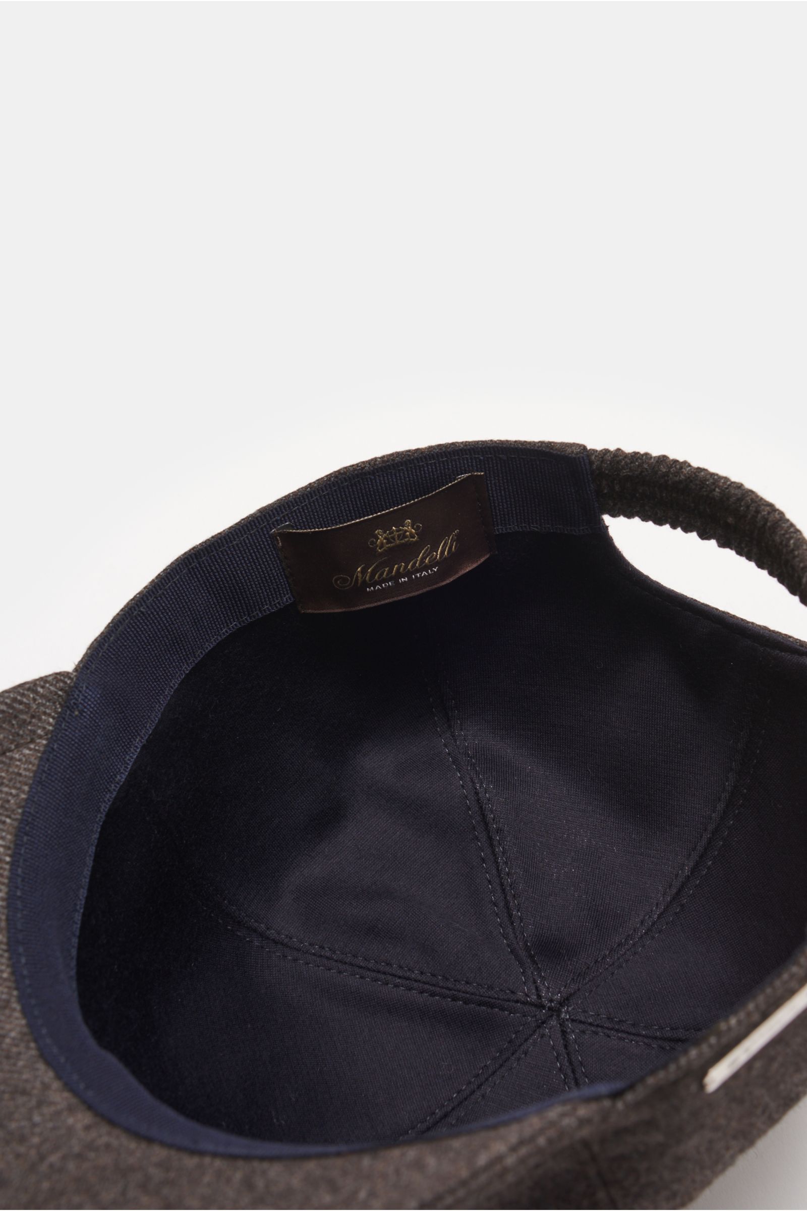 MANDELLI Baseball cap dark grey | BRAUN Hamburg