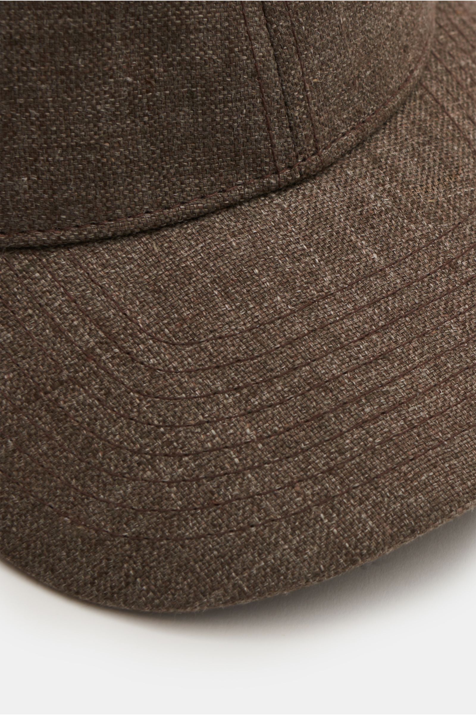 VARSITY HEADWEAR Leinen Baseball-Cap taupe meliert | BRAUN Hamburg