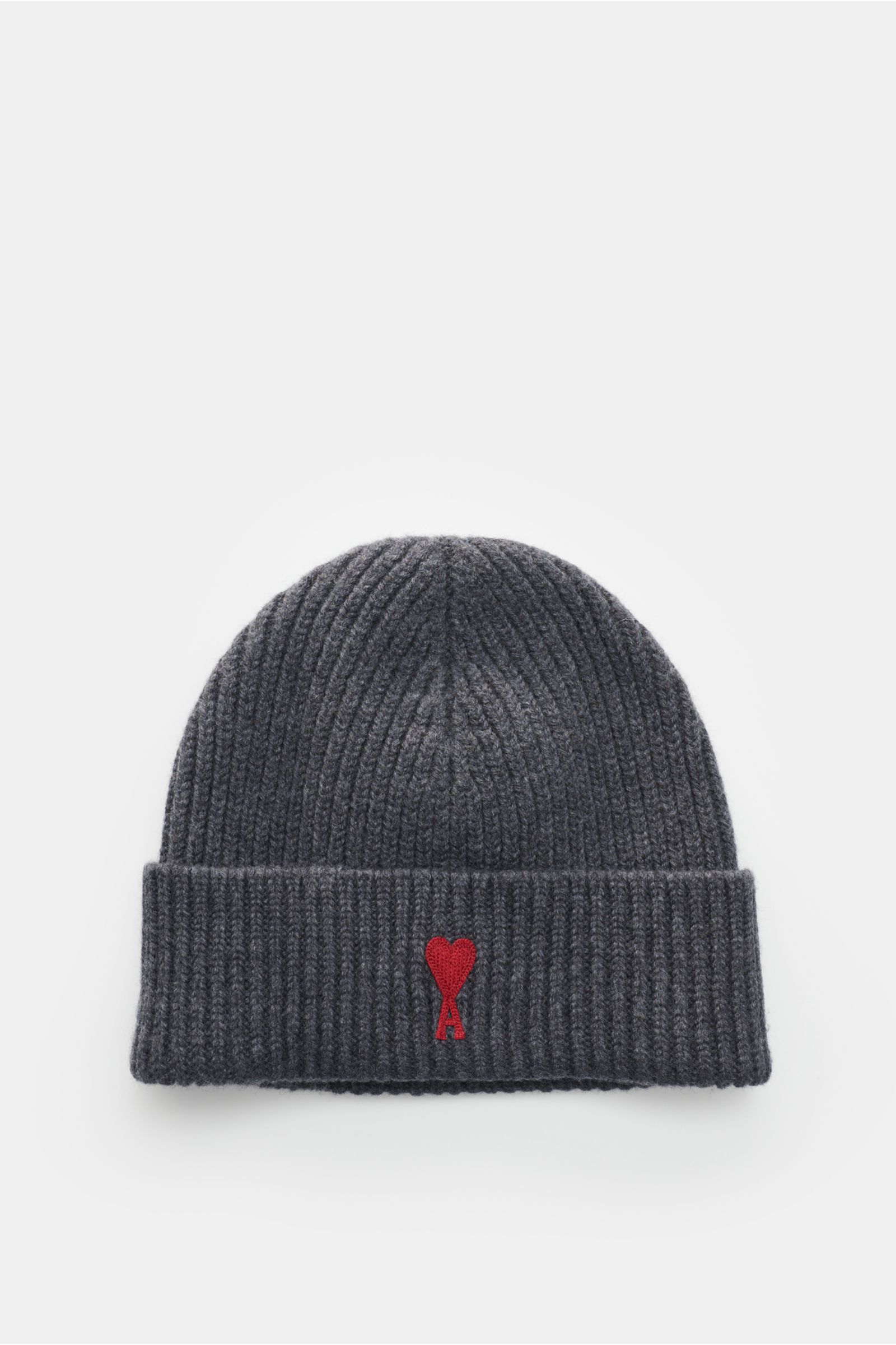 AMI PARIS beanie 'Ami de Cœur' dark grey | BRAUN Hamburg