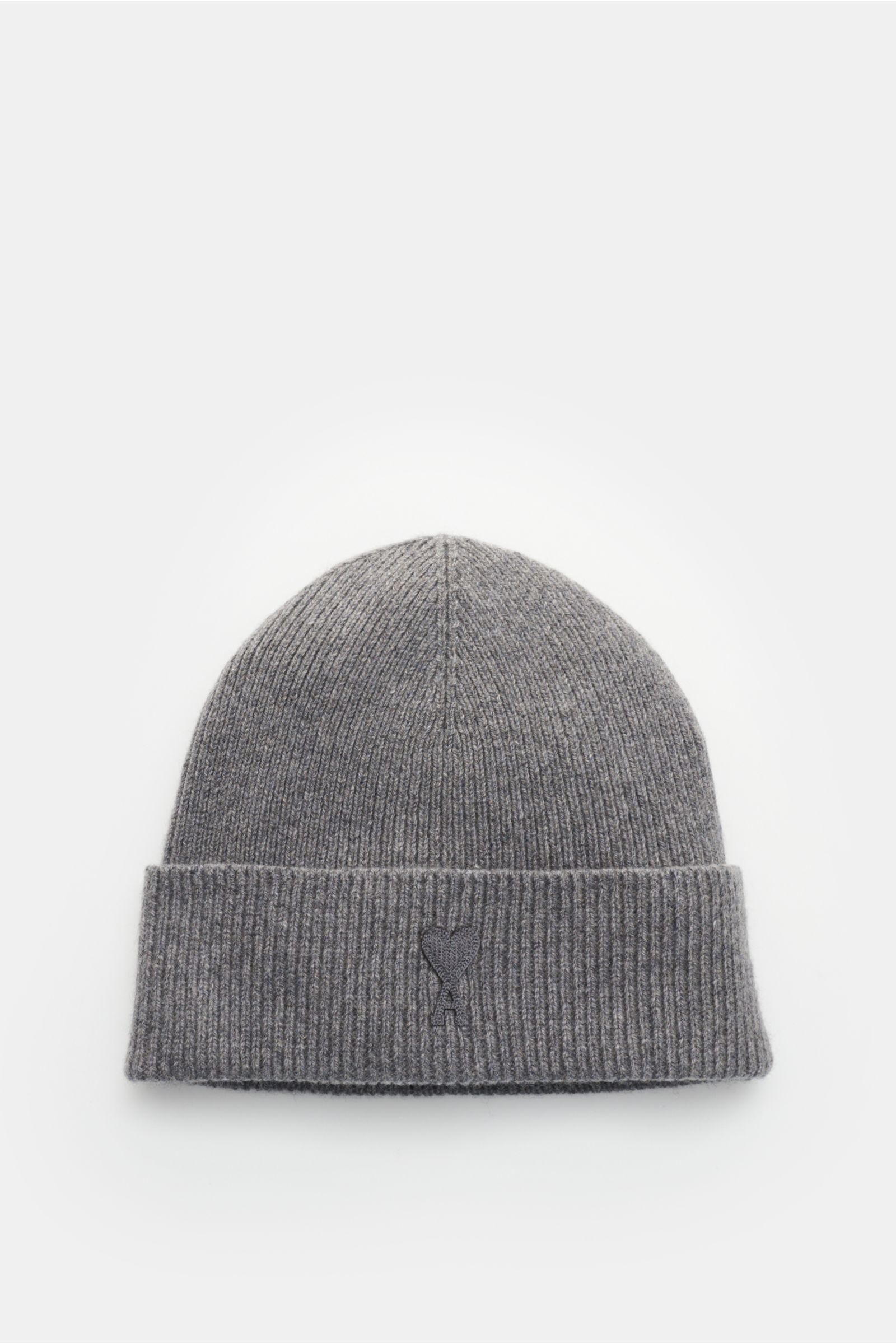 AMI PARIS beanie 'Ami de Cœur' grey mottled | BRAUN Hamburg
