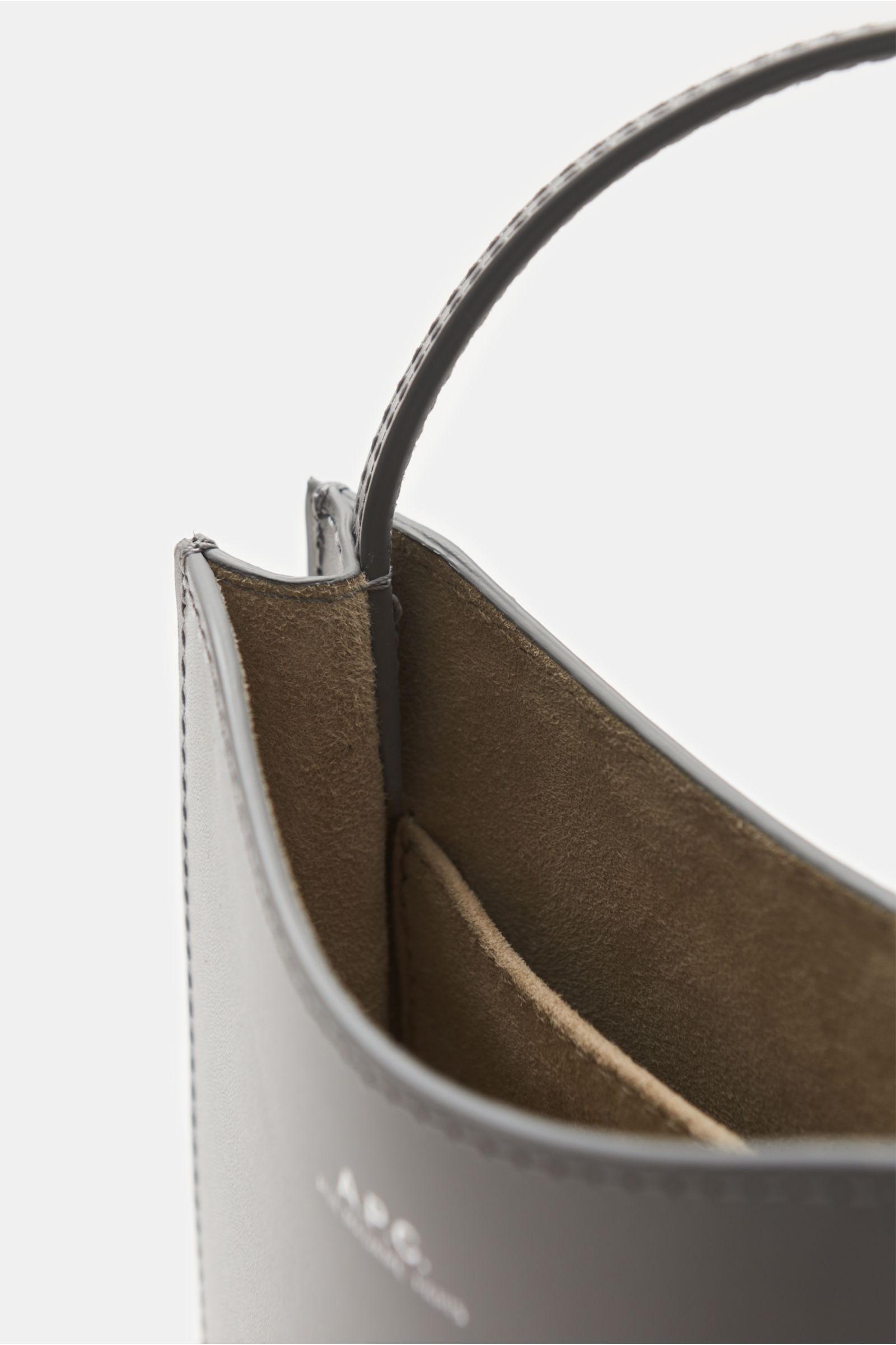 A.P.C. Neck pouch 'Jamie' grey | BRAUN Hamburg