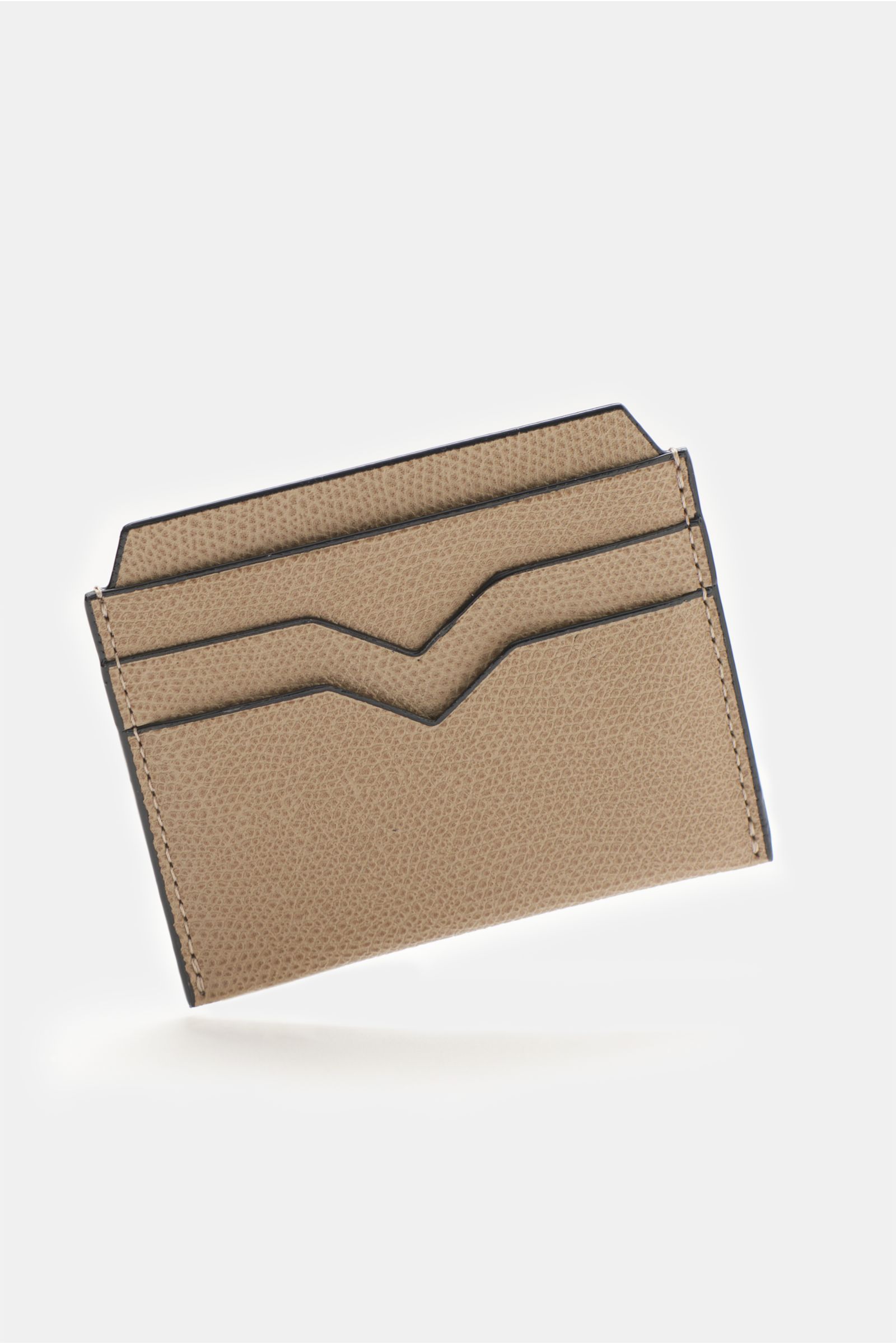 VALEXTRA credit card holder beige | BRAUN Hamburg