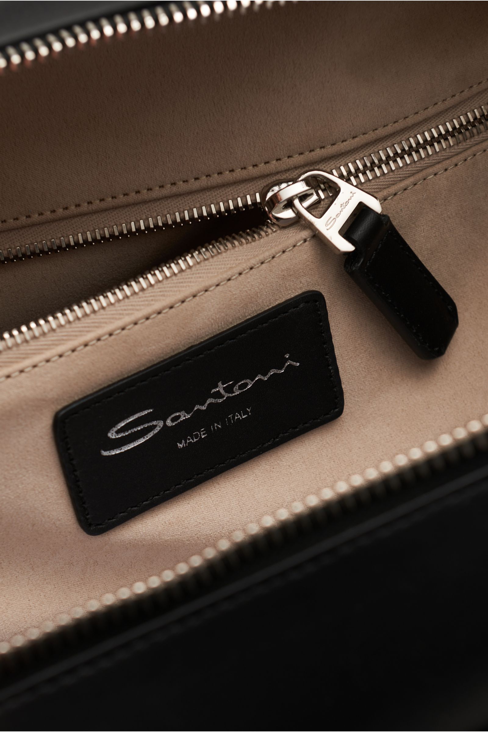 SANTONI weekender black | BRAUN Hamburg