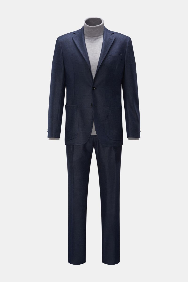 SARTORIO NAPOLI Anzug 'Submariner' schwarz/navy kariert | BRAUN Hamburg