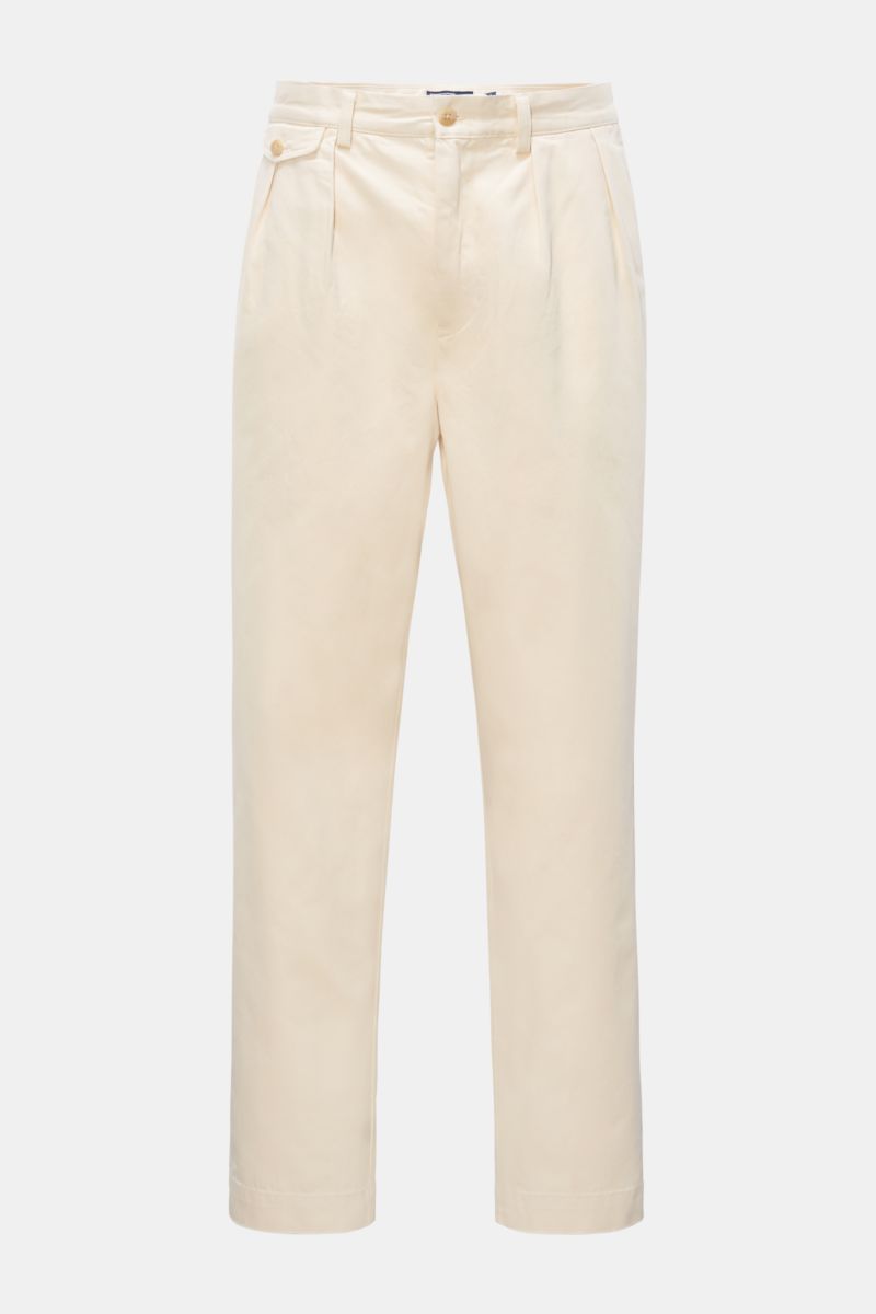 POLO RALPH LAUREN Chino 'Whitman Pleated Chino' creme | BRAUN Hamburg