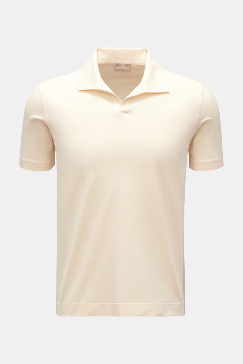 CRUCIANI jersey polo shirt cream | BRAUN Hamburg