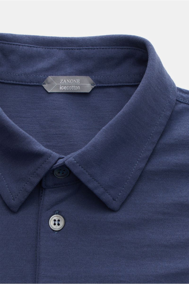 04651/ A TRIP IN A BAG Frottee-Poloshirt 'Terry Stripe Polo' blau/weiß ...