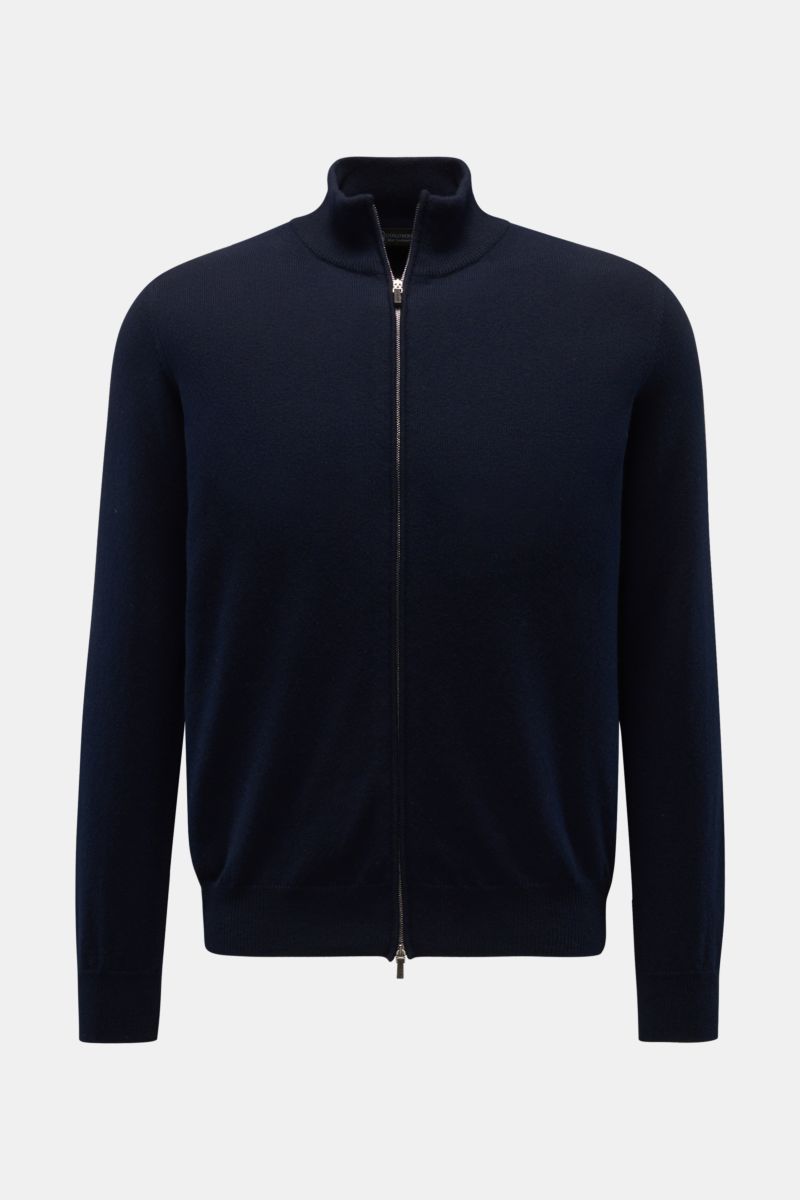 COLOMBO cashmere cardigan navy | BRAUN Hamburg