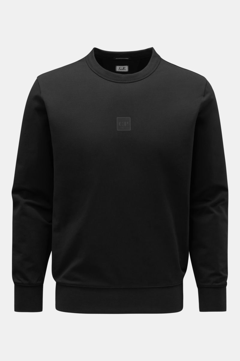 C.P. COMPANY crew neck sweatshirt black | BRAUN Hamburg