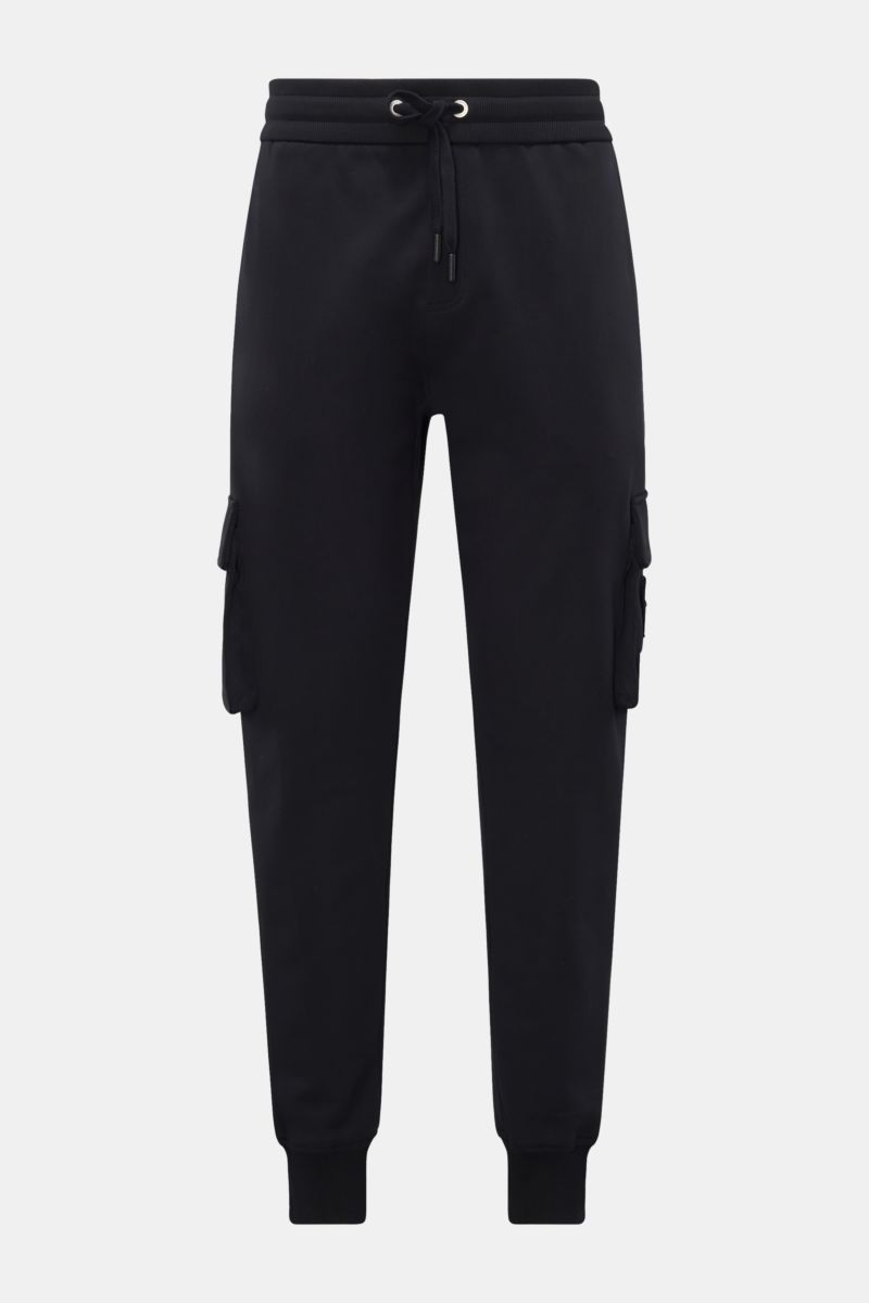 MOOSE KNUCKLES cargo sweat pants 'Hartsfield' black | BRAUN Hamburg