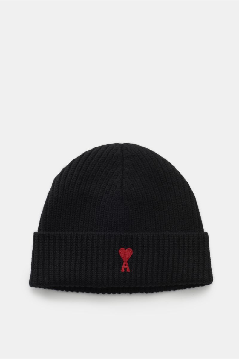 AMI PARIS beanie 'Ami de Cœur' black | BRAUN Hamburg