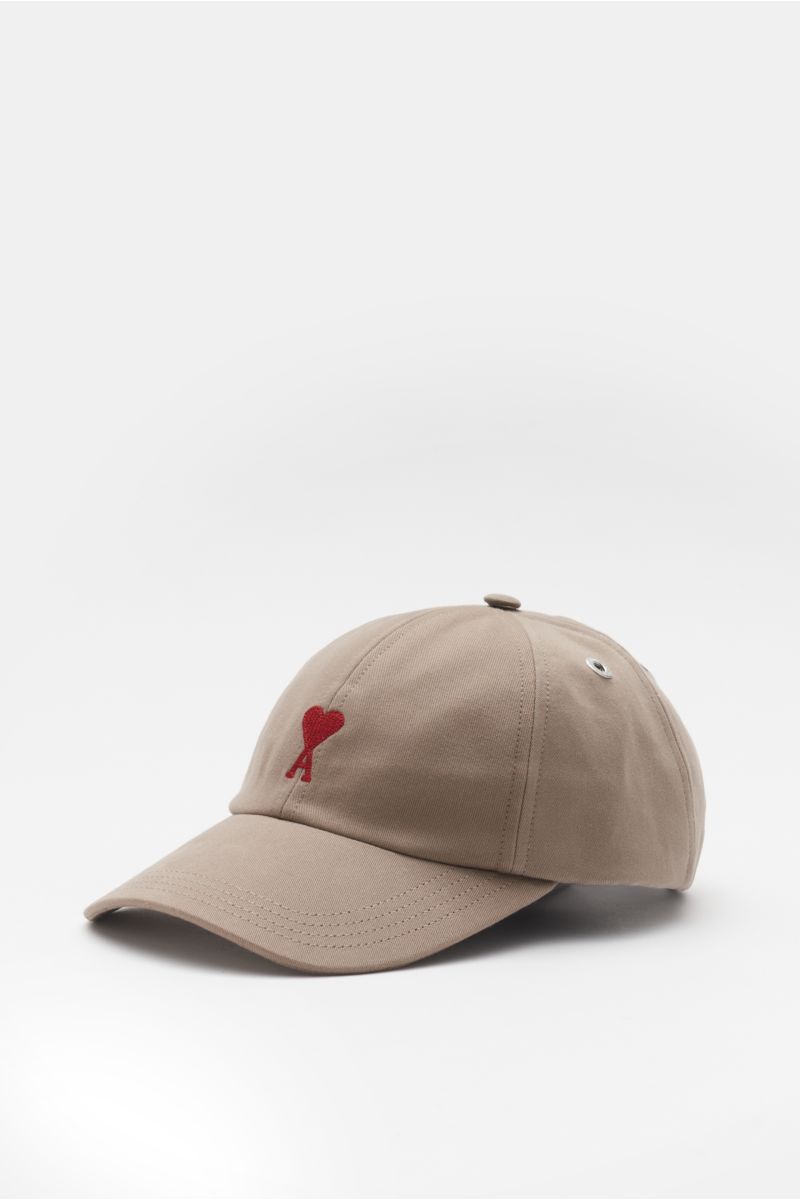 AMI PARIS baseball cap 'Ami de Cœur' taupe | BRAUN Hamburg