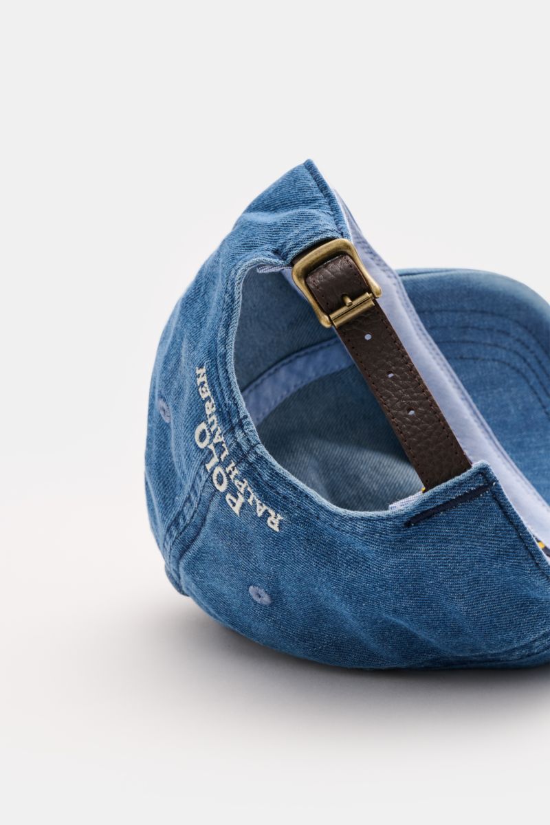 AMI PARIS Jeans-Baseball-Cap 'Ami de Cœur' blau | BRAUN Hamburg