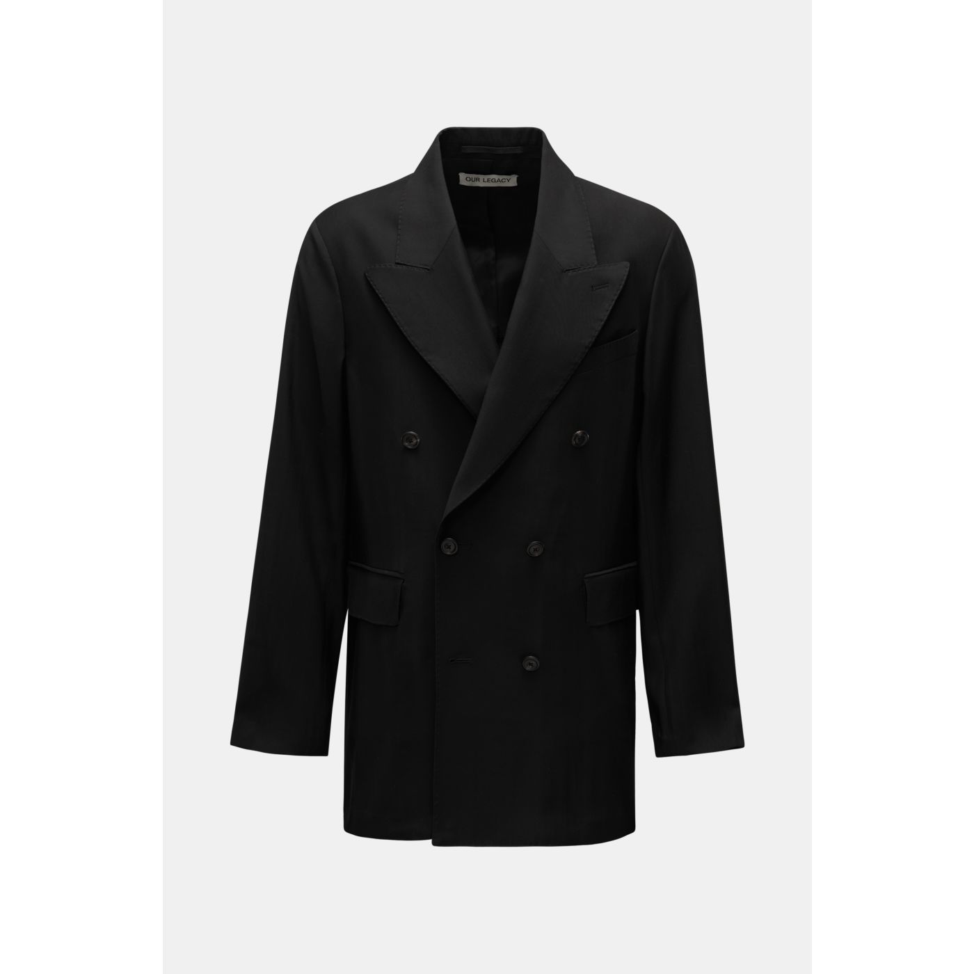 OUR LEGACY Sakko 'Sharp DB' schwarz | BRAUN Hamburg