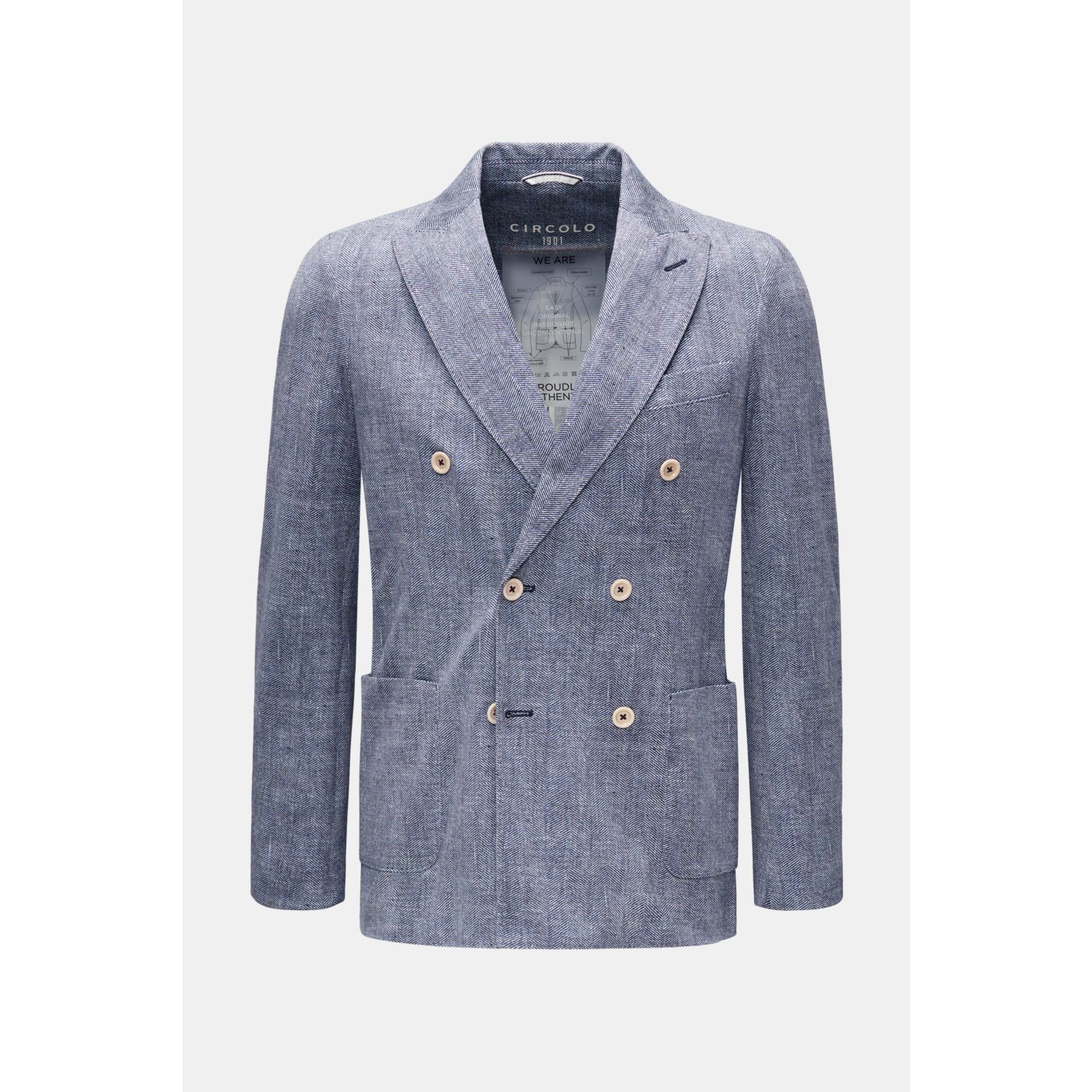 CIRCOLO 1901 jersey jacket navy | BRAUN Hamburg