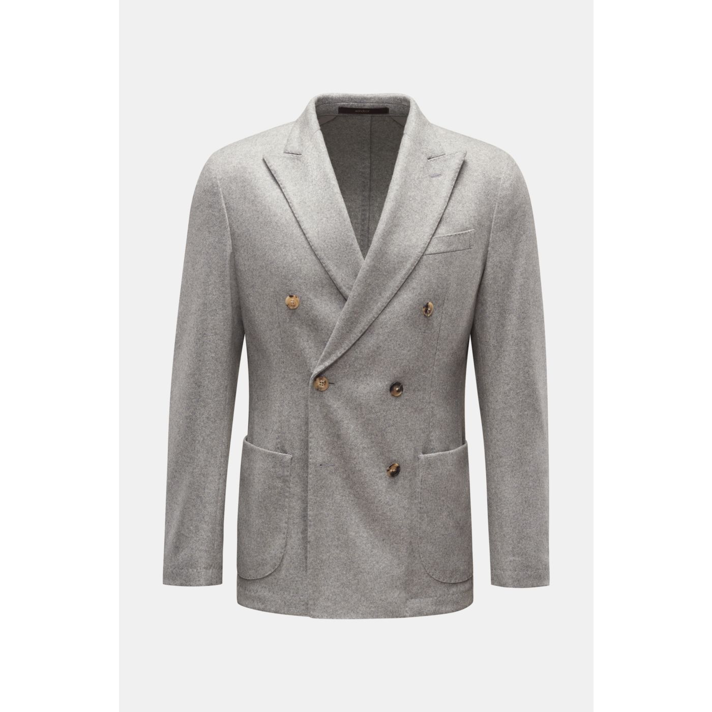 WINDSOR smart-casual jacket 'Satino' grey | BRAUN Hamburg