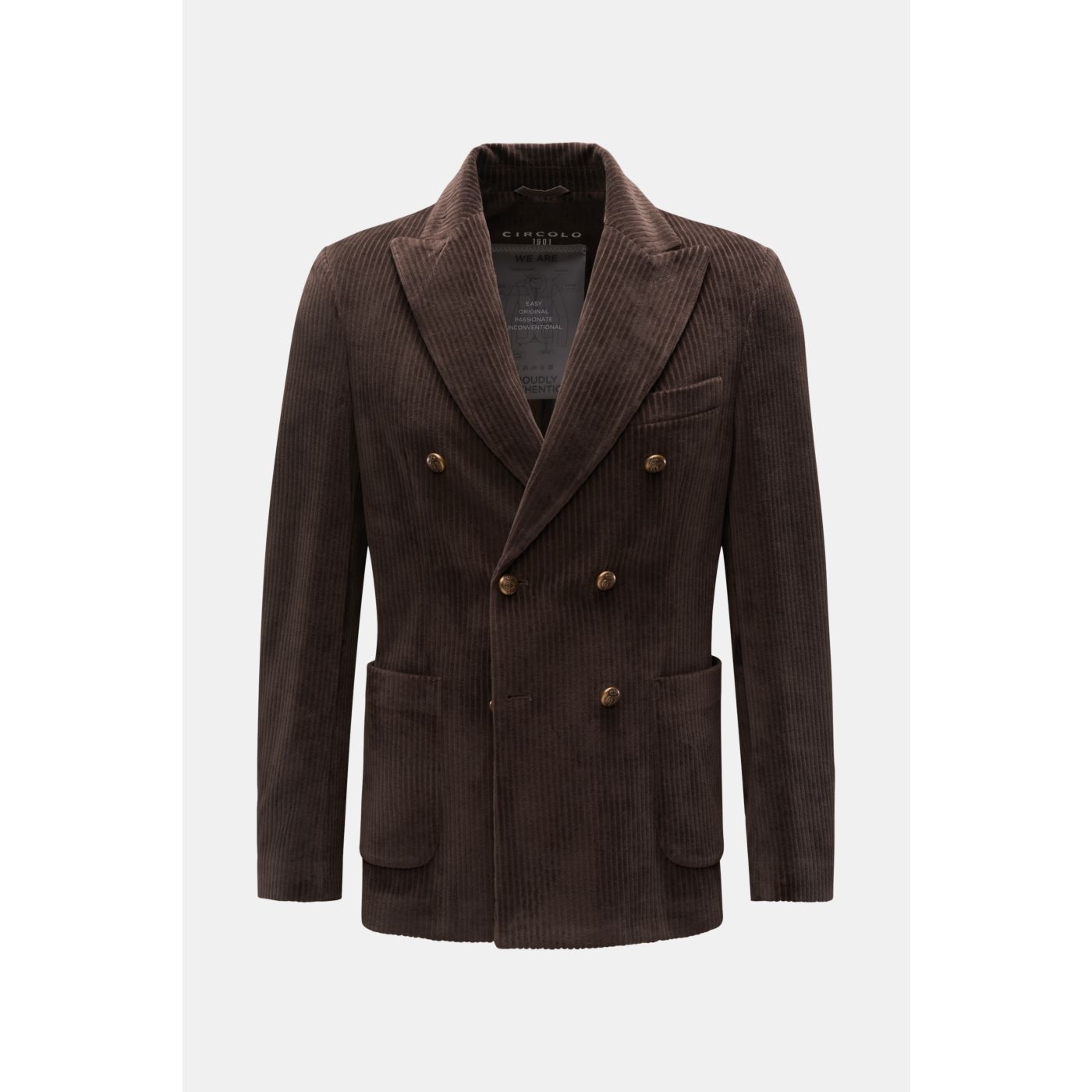 CIRCOLO 1901 Cordsakko dunkelbraun | BRAUN Hamburg