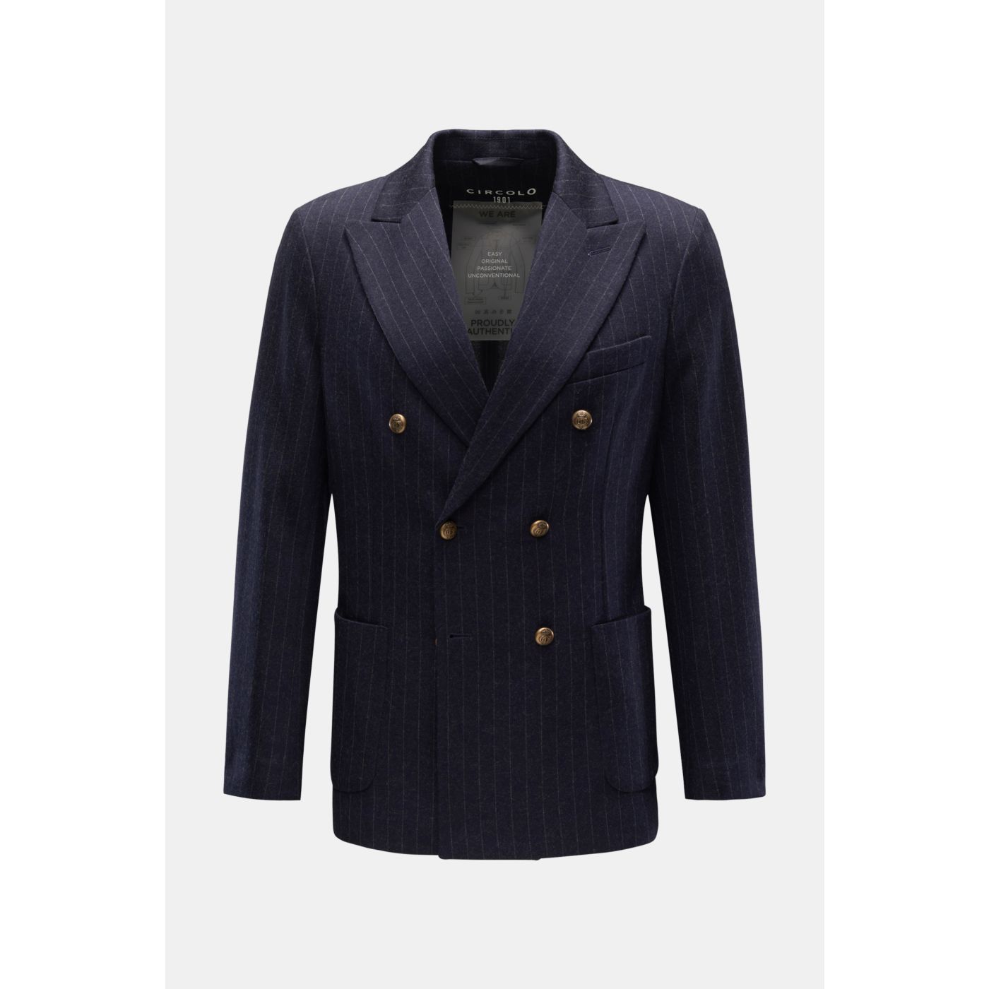 CIRCOLO 1901 smart-casual jacket navy striped | BRAUN Hamburg