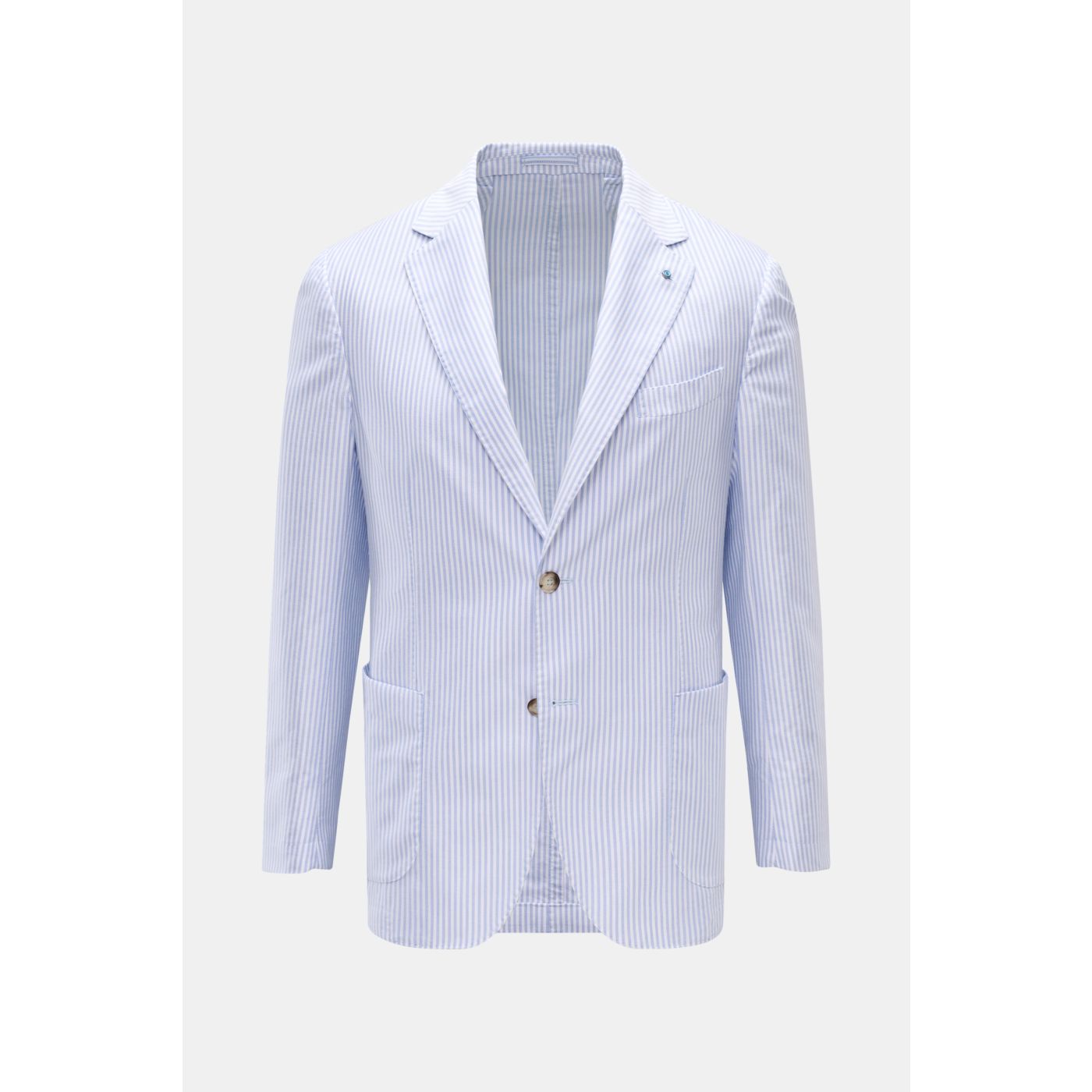 GIAMPAOLO Sakko hellblau/weiß gestreift | BRAUN Hamburg