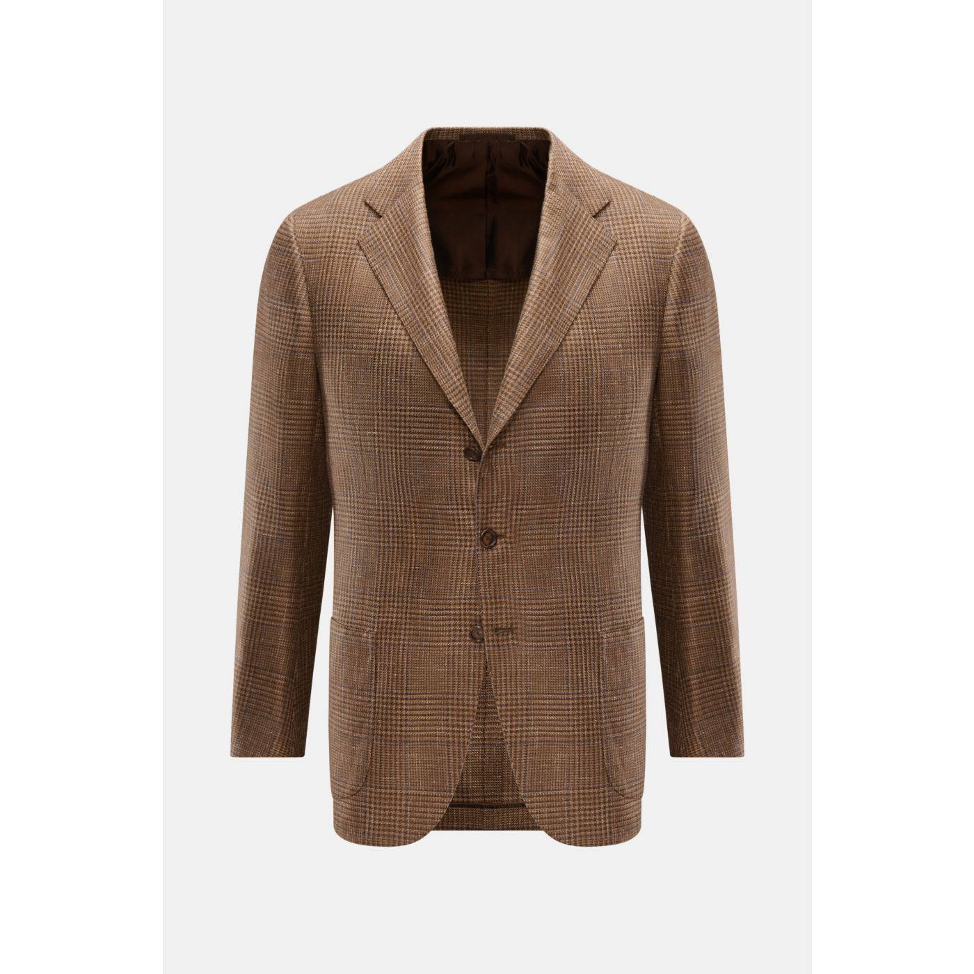 CESARE ATTOLINI smart-casual jacket brown/dark brown checked | BRAUN ...