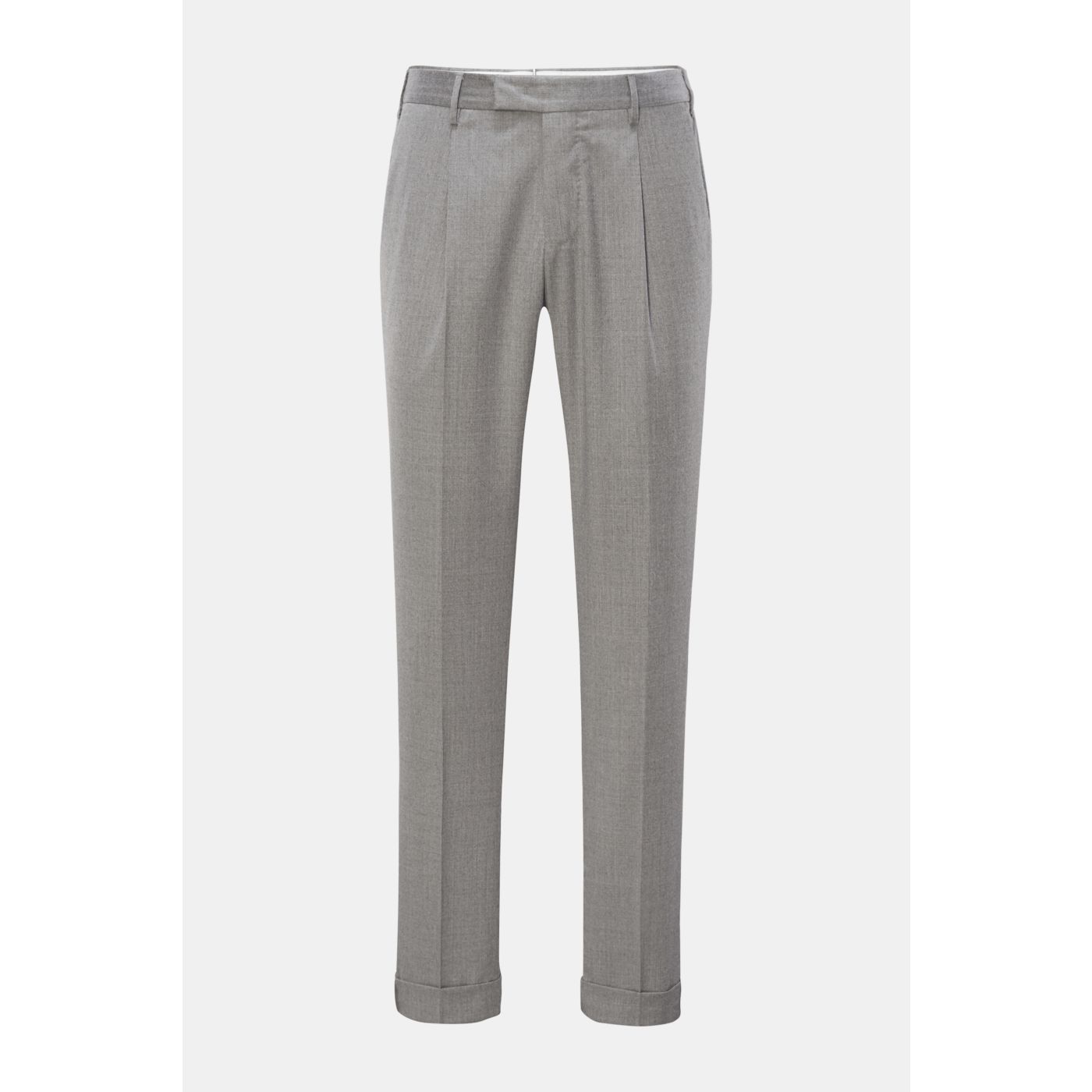PT TORINO wool trousers 'Master Fit' grey | BRAUN Hamburg