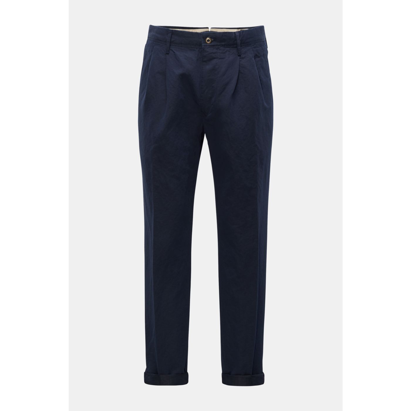 INCOTEX SLACKS Hose 'Tapered Fit' navy | BRAUN Hamburg