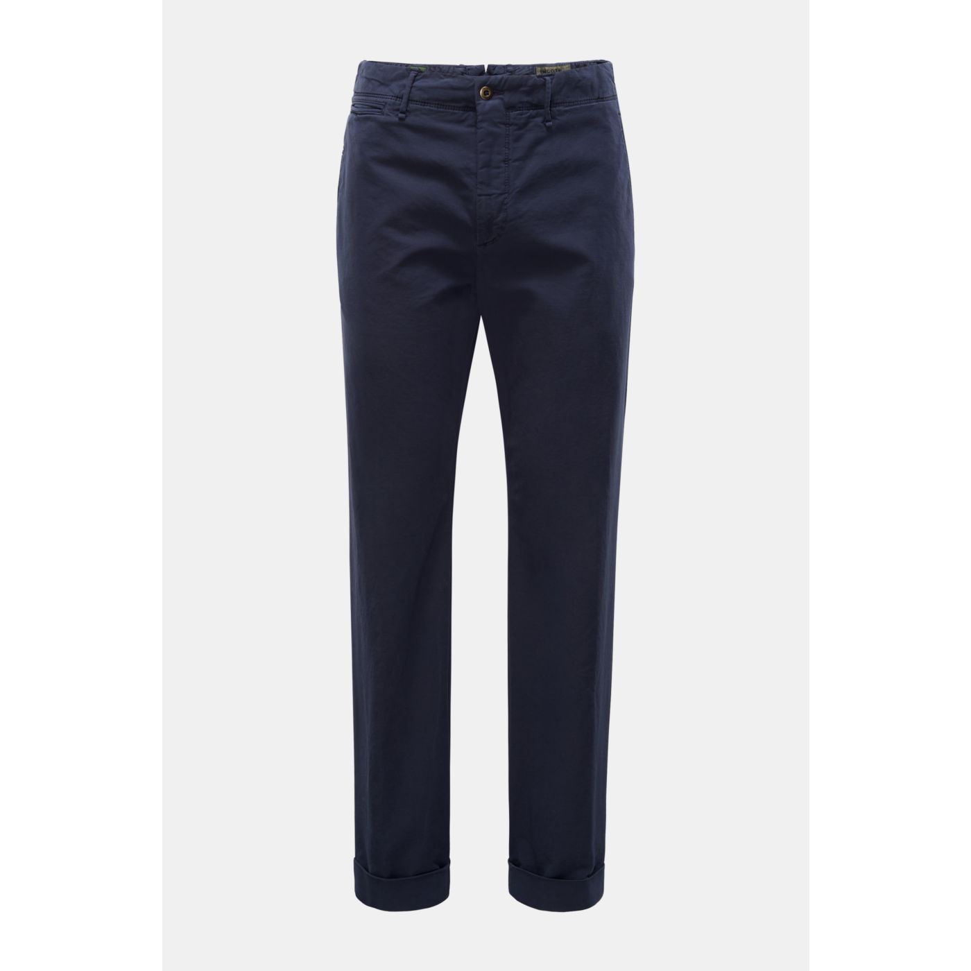 INCOTEX SLACKS cotton trousers 'Regular Fit' navy | BRAUN Hamburg