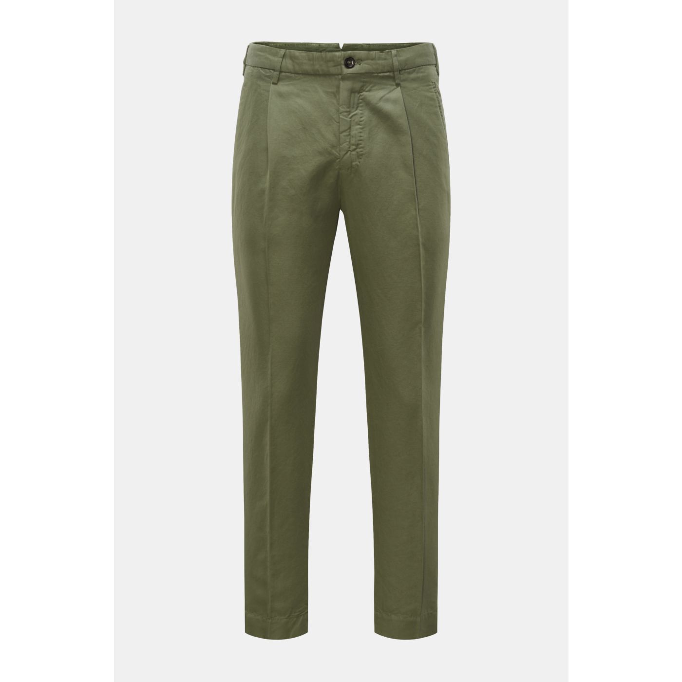 INCOTEX Hose 'Tapered Fit' oliv | BRAUN Hamburg