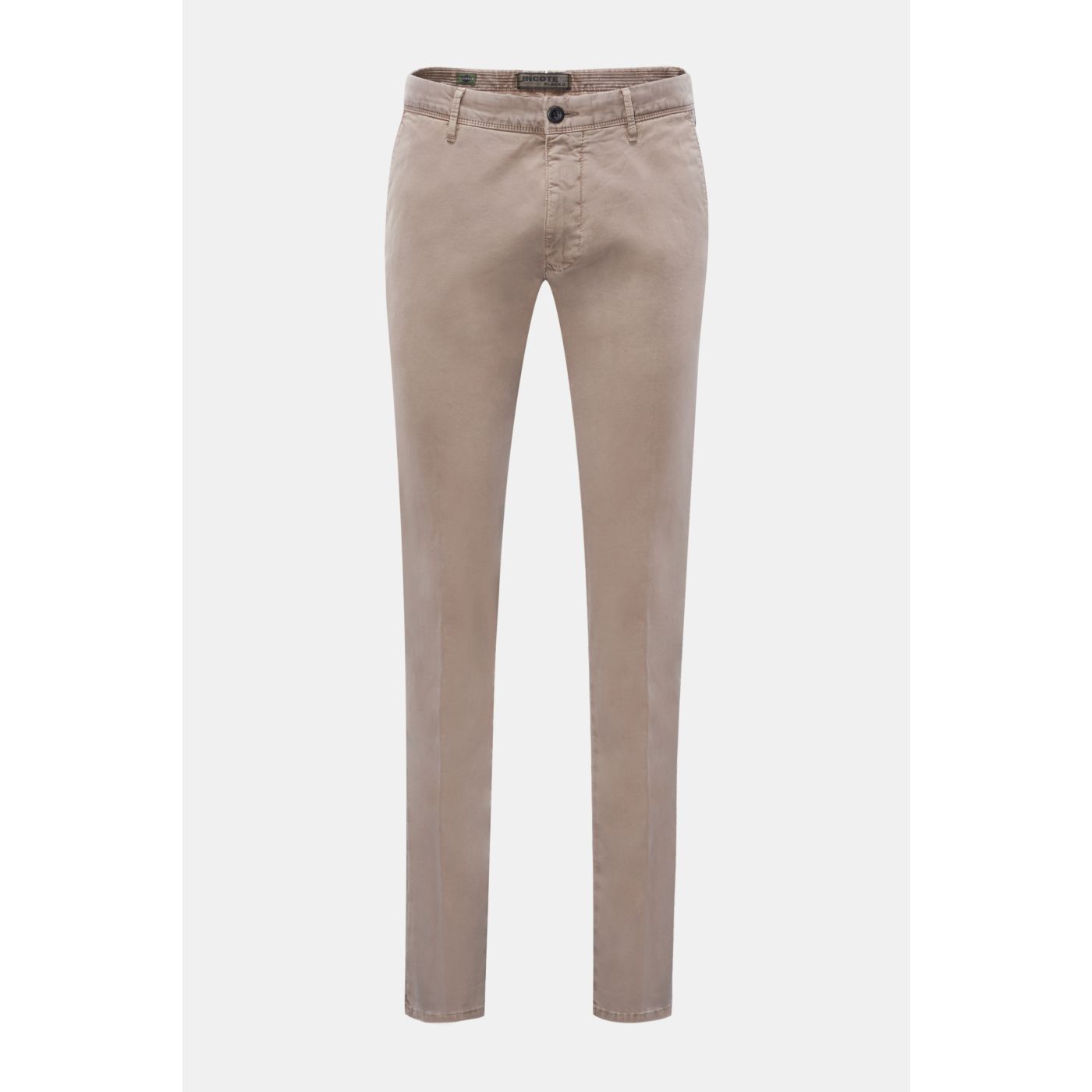 INCOTEX SLACKS Hose 'Slim Fit' graubraun | BRAUN Hamburg