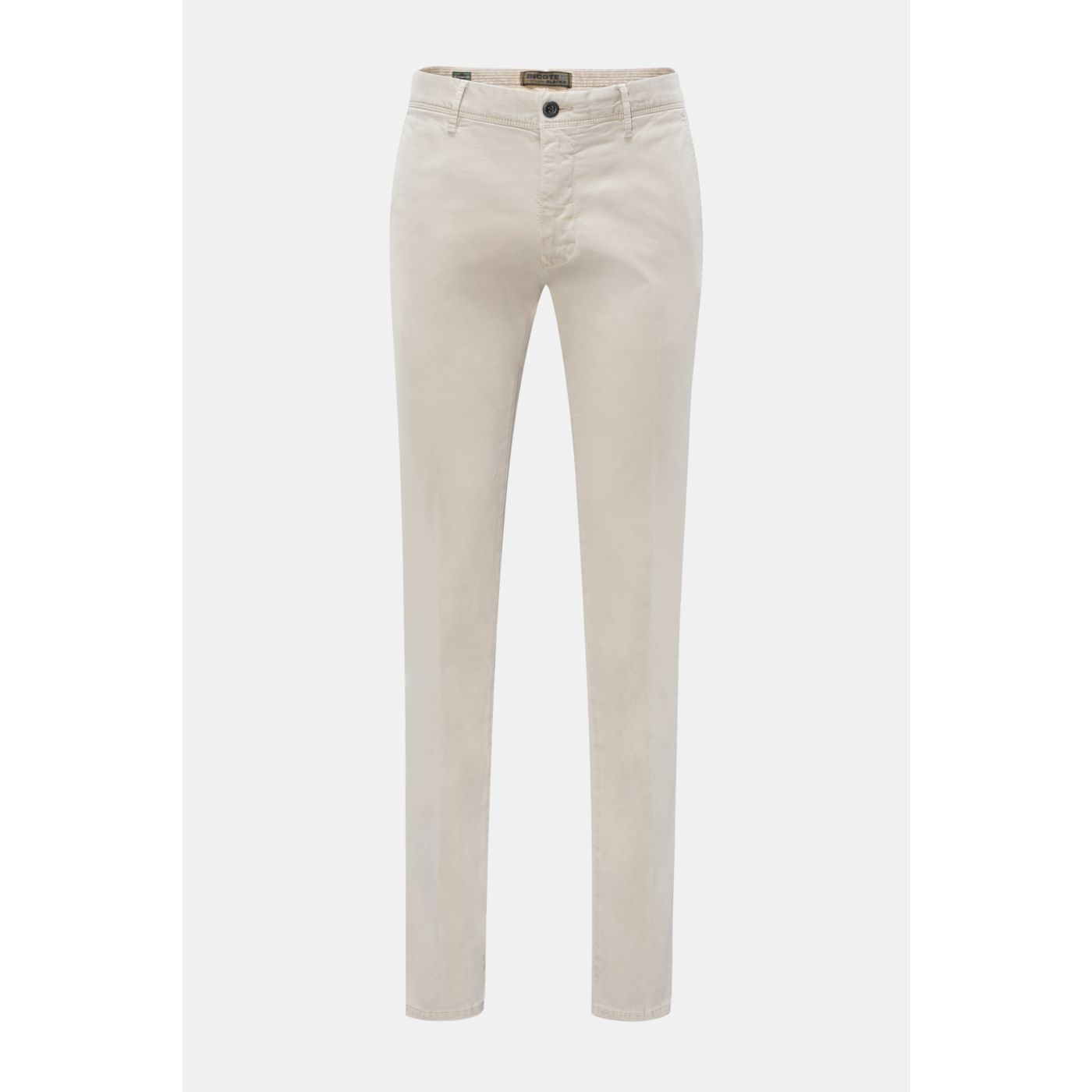 INCOTEX SLACKS Hose 'Slim Fit' beige | BRAUN Hamburg