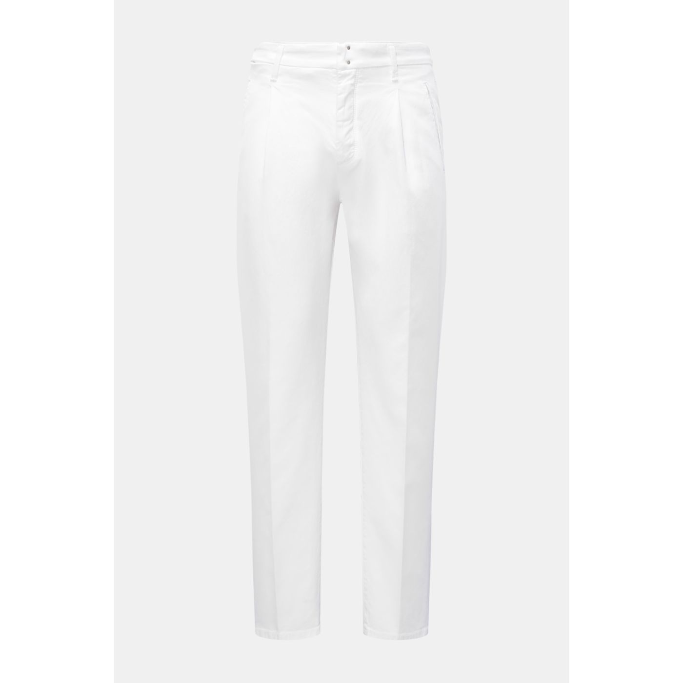 INCOTEX BLUE DIVISION twill trousers white | BRAUN Hamburg