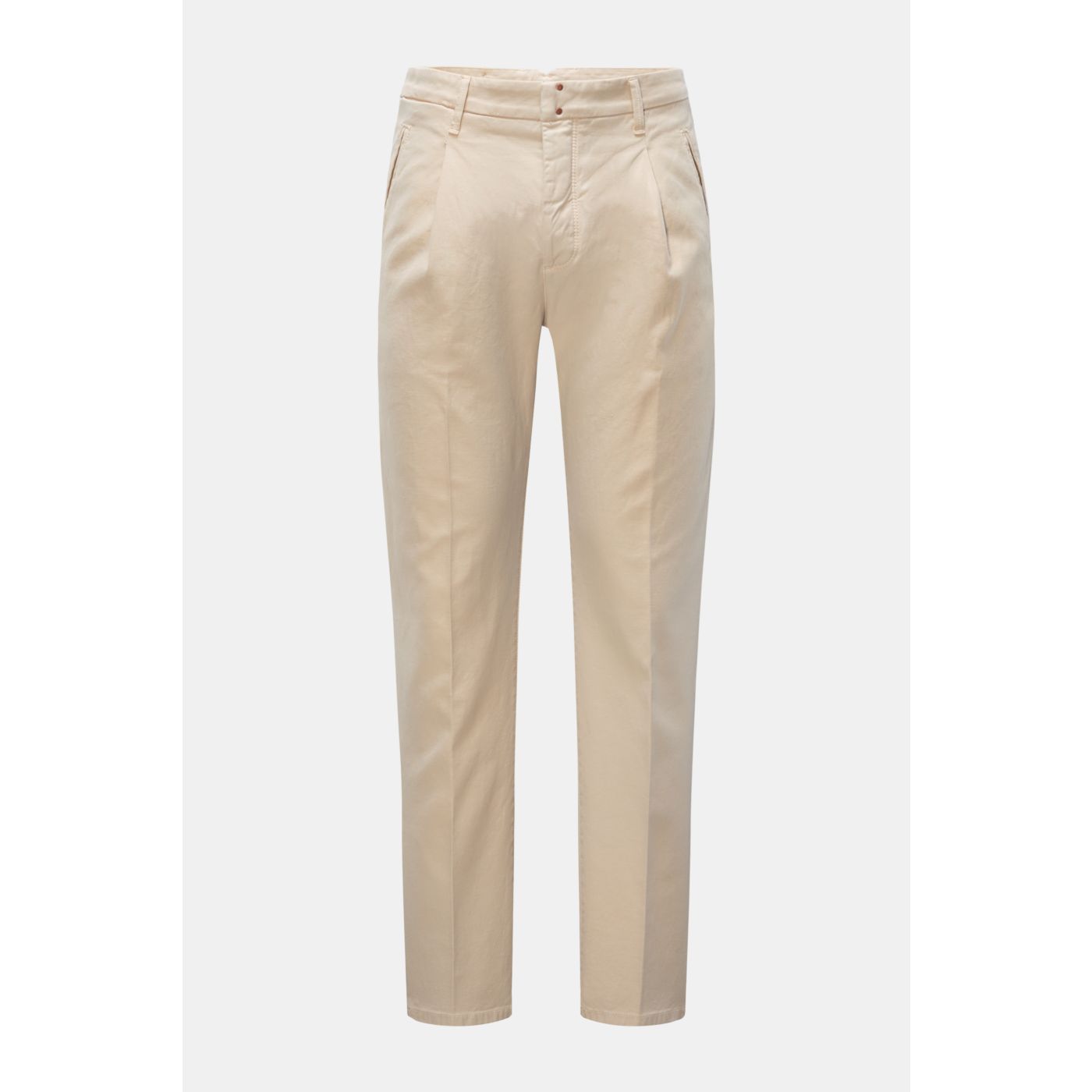 INCOTEX BLUE DIVISION twill trousers beige | BRAUN Hamburg