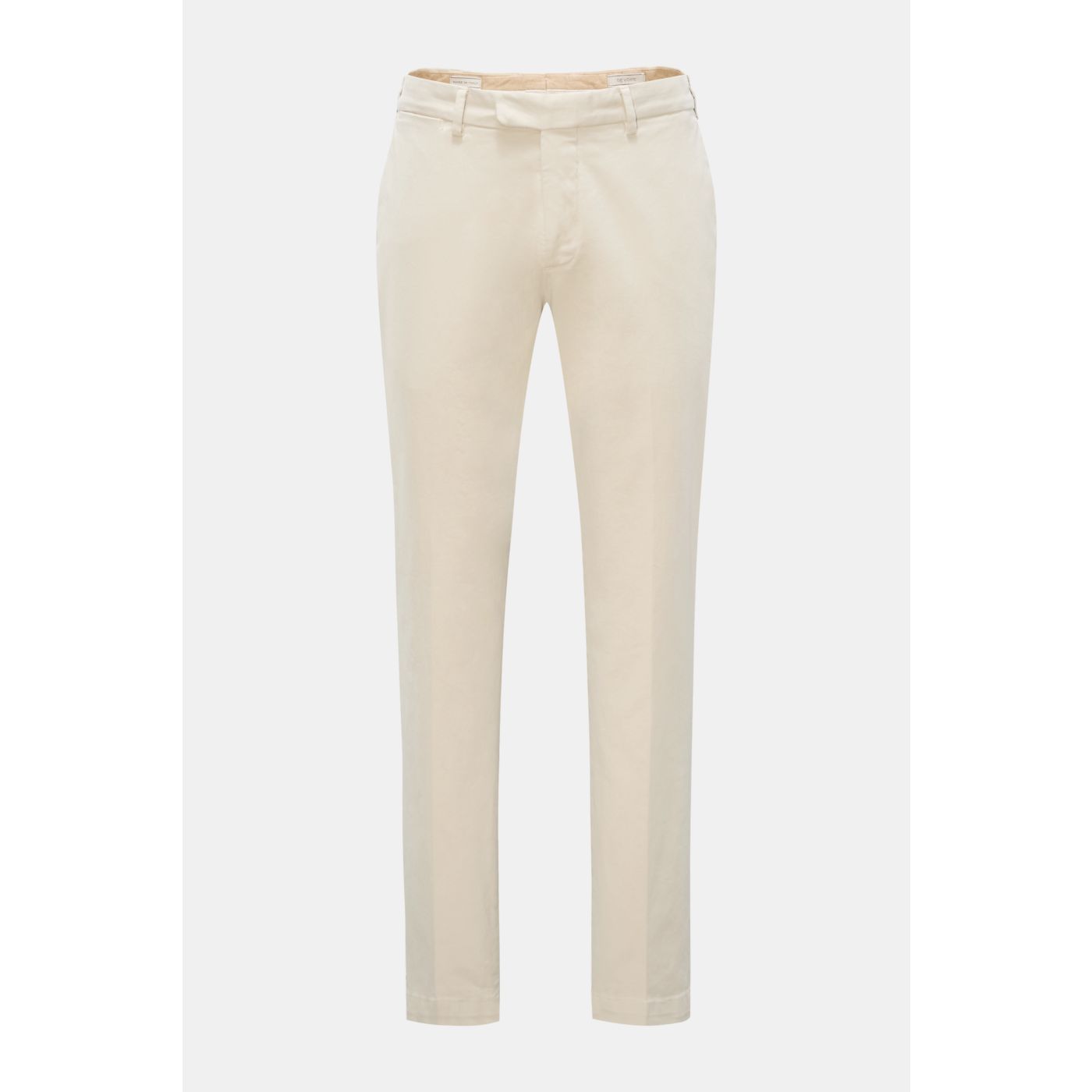 DEVORE cotton trousers 'Supima 3Ply' sand | BRAUN Hamburg