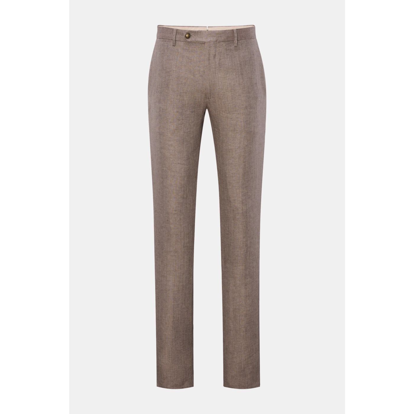 BERWICH Leinenhose 'Vulcano' graubraun | BRAUN Hamburg