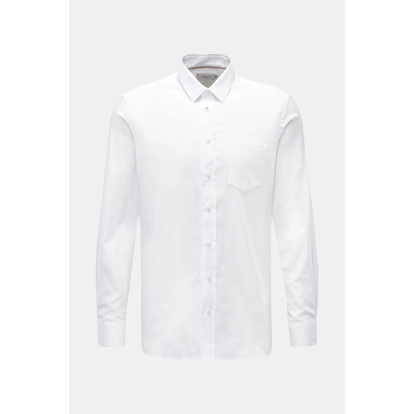 WEBER+WEBER Oxford shirt with narrow collar white | BRAUN Hamburg