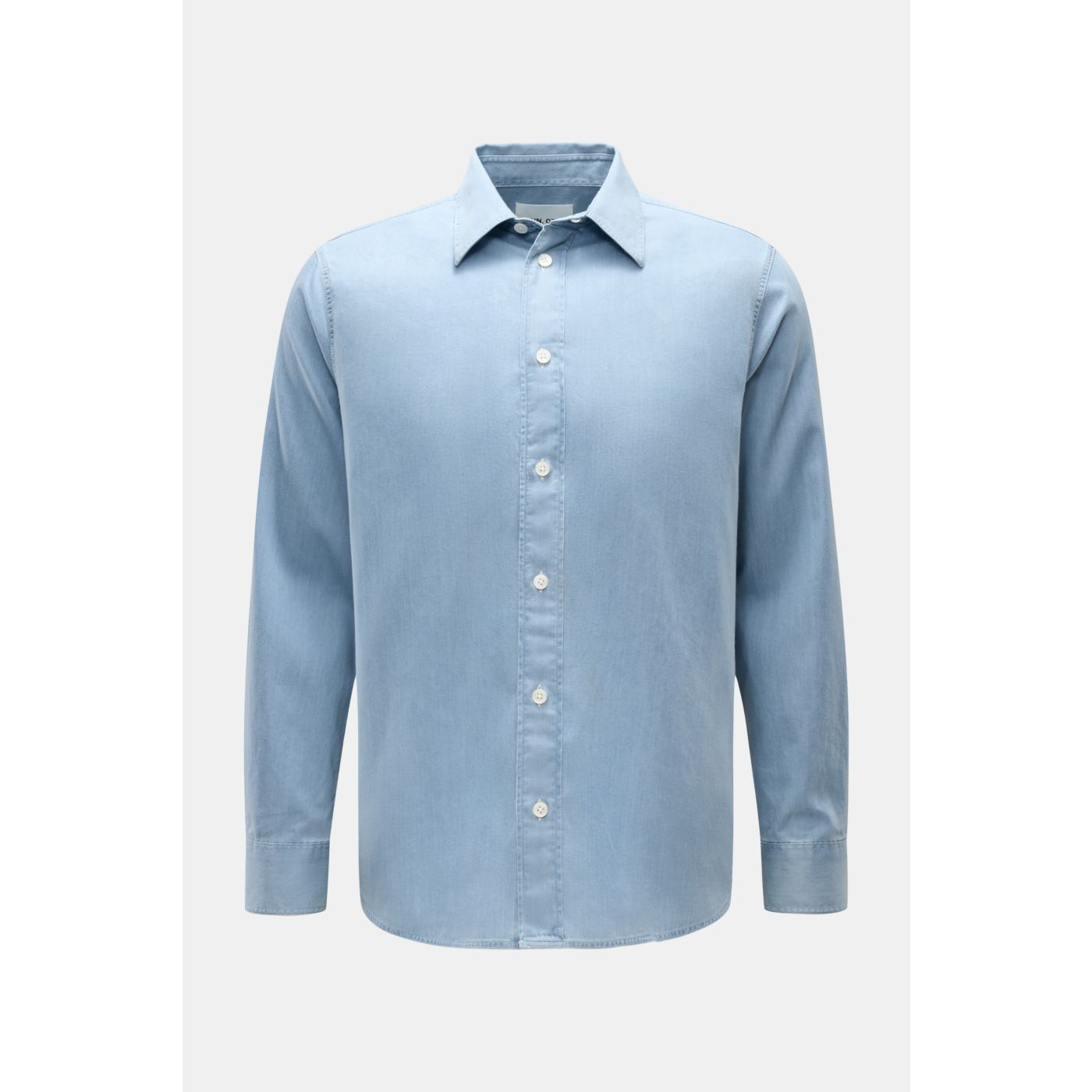 NN.07 Casual Hemd Kent-Kragen hellblau | BRAUN Hamburg