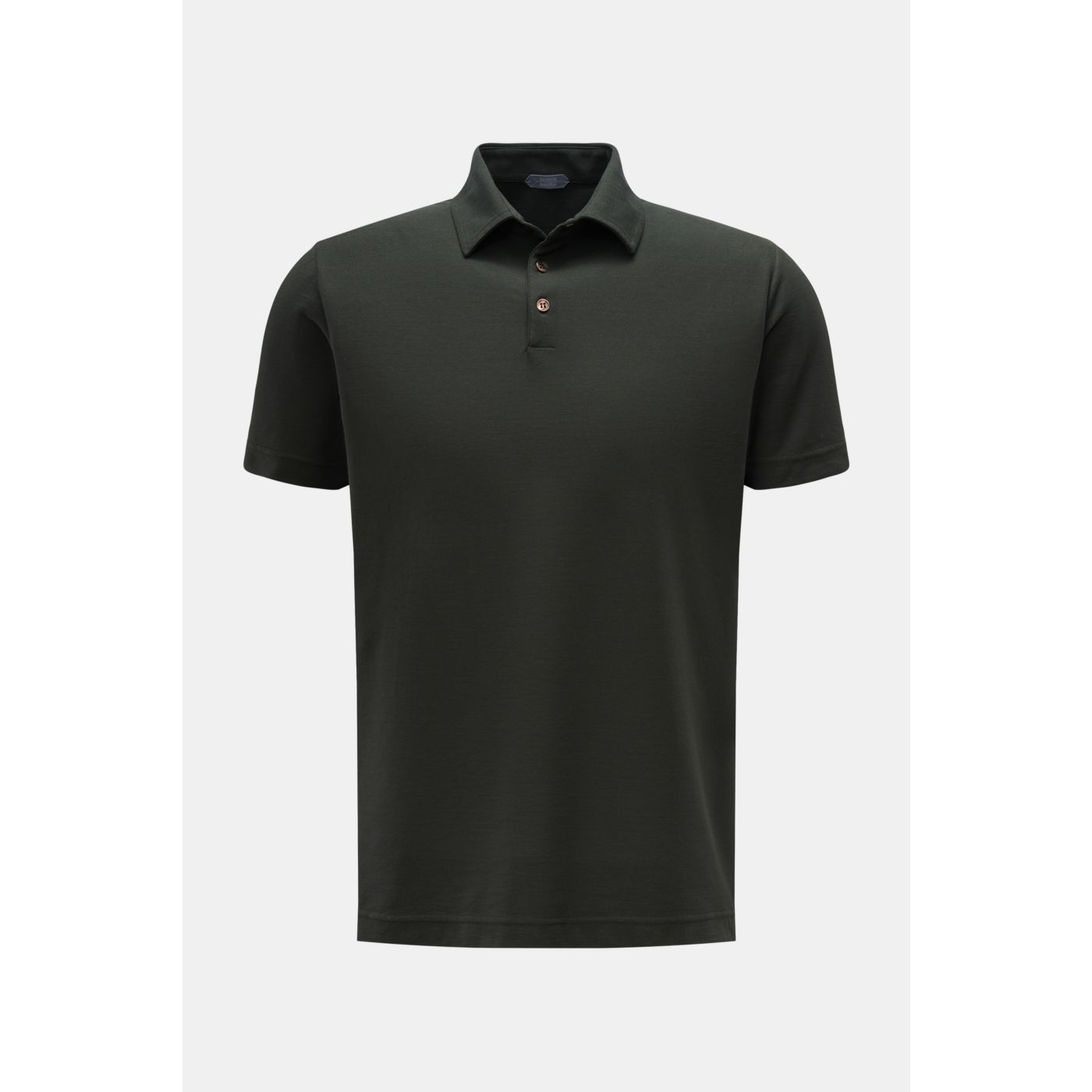ZANONE jersey polo shirt dark olive | BRAUN Hamburg