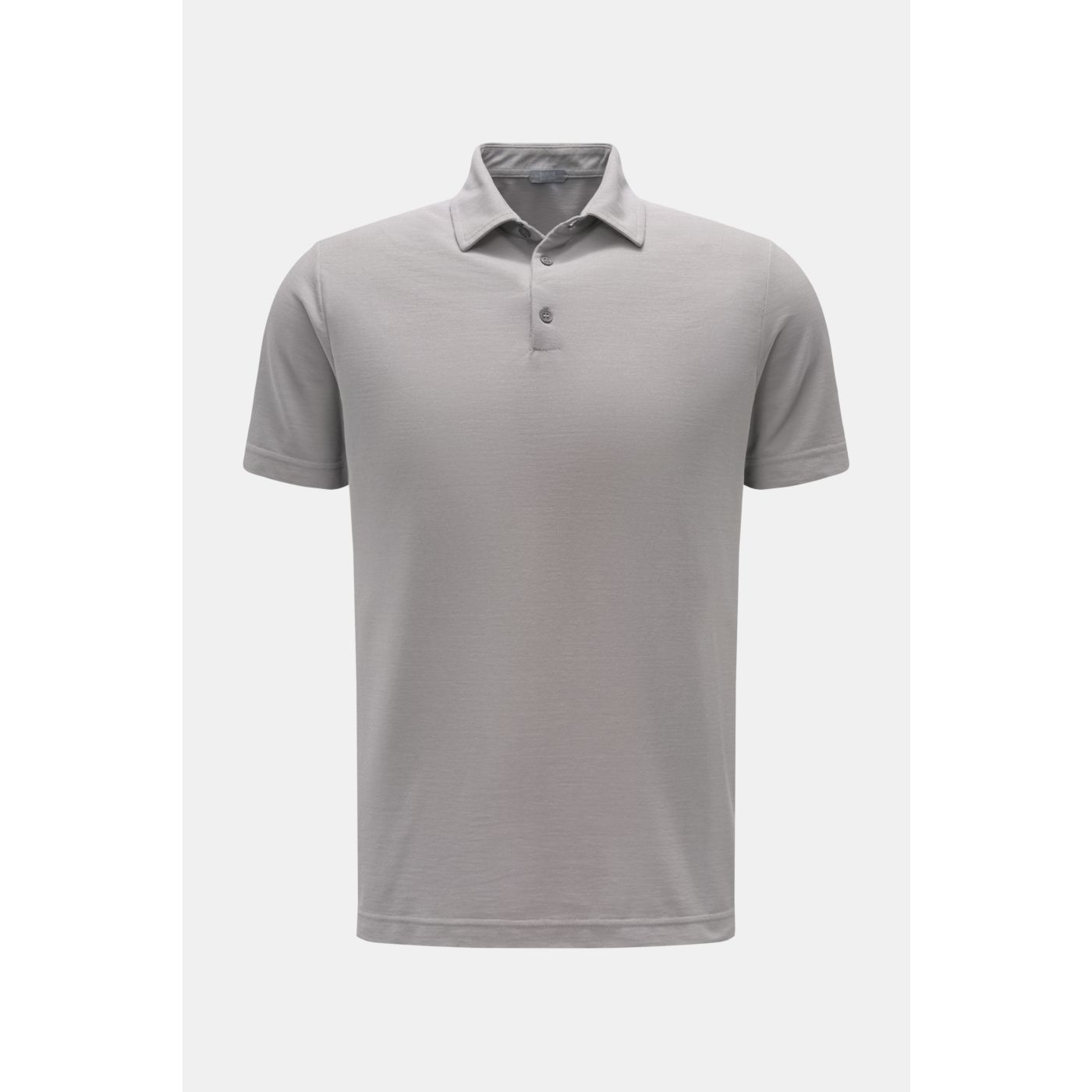 ZANONE jersey polo shirt light grey | BRAUN Hamburg