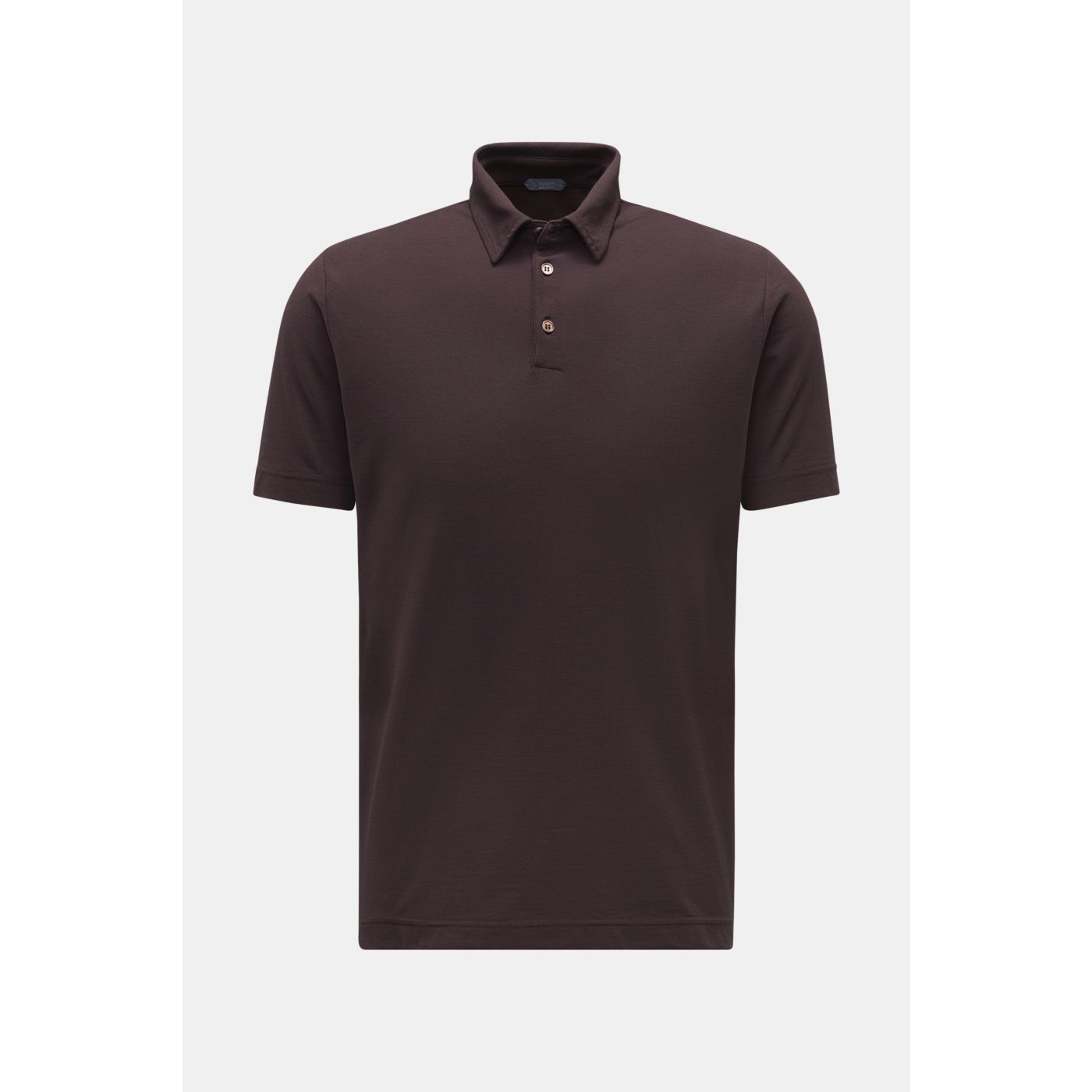 ZANONE jersey polo shirt dark brown | BRAUN Hamburg